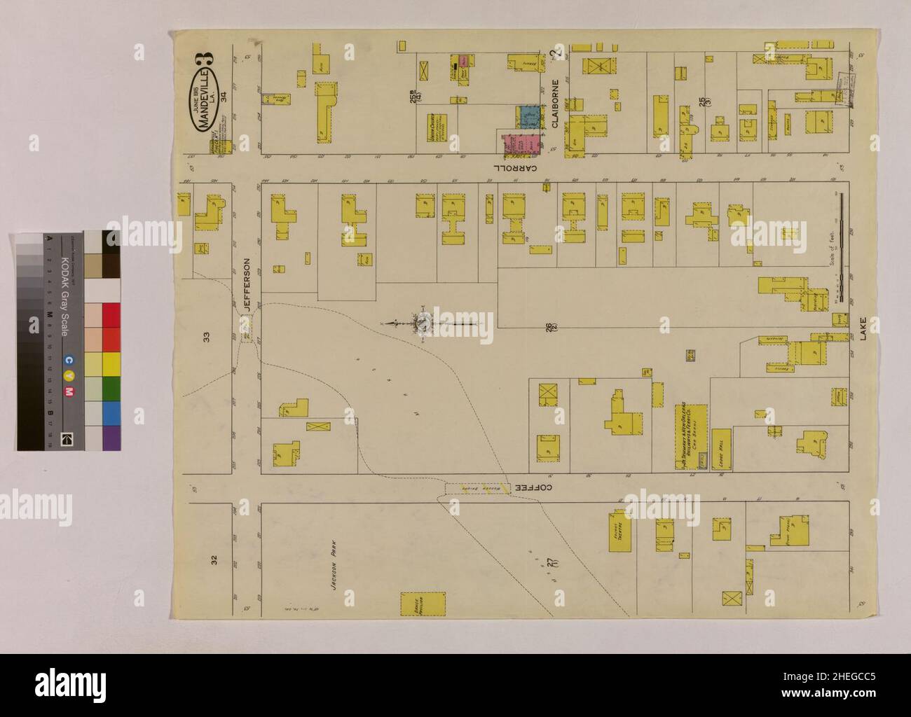 Sanborn Fire Insurance Map from Mandeville, Saint Tammany Parish ...