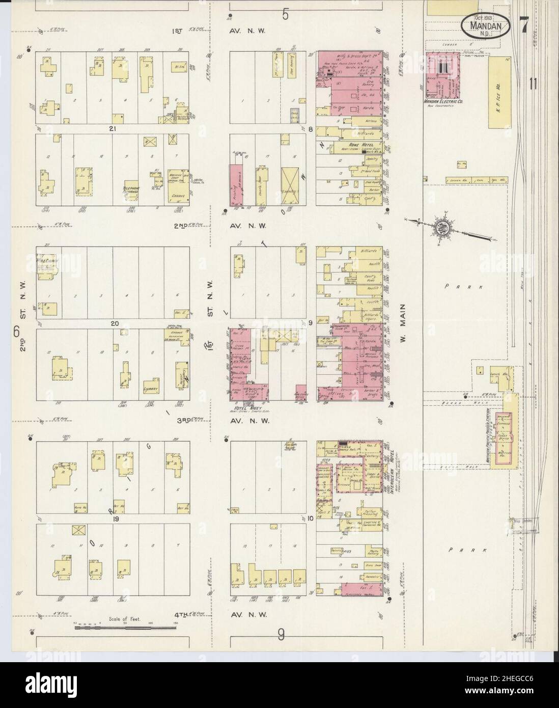 Morton county map hi-res stock photography and images - Alamy