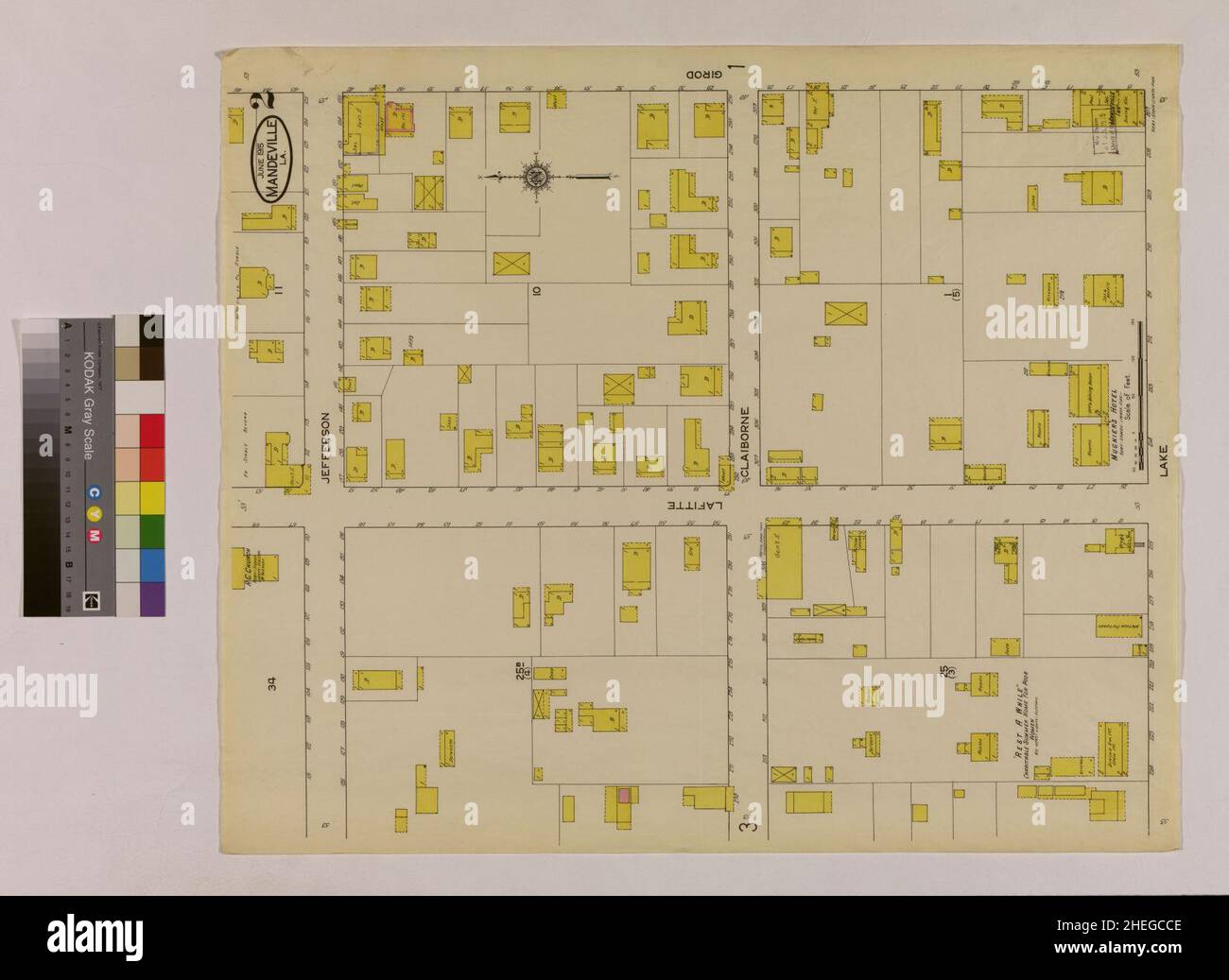 Map of mandeville hi-res stock photography and images - Alamy