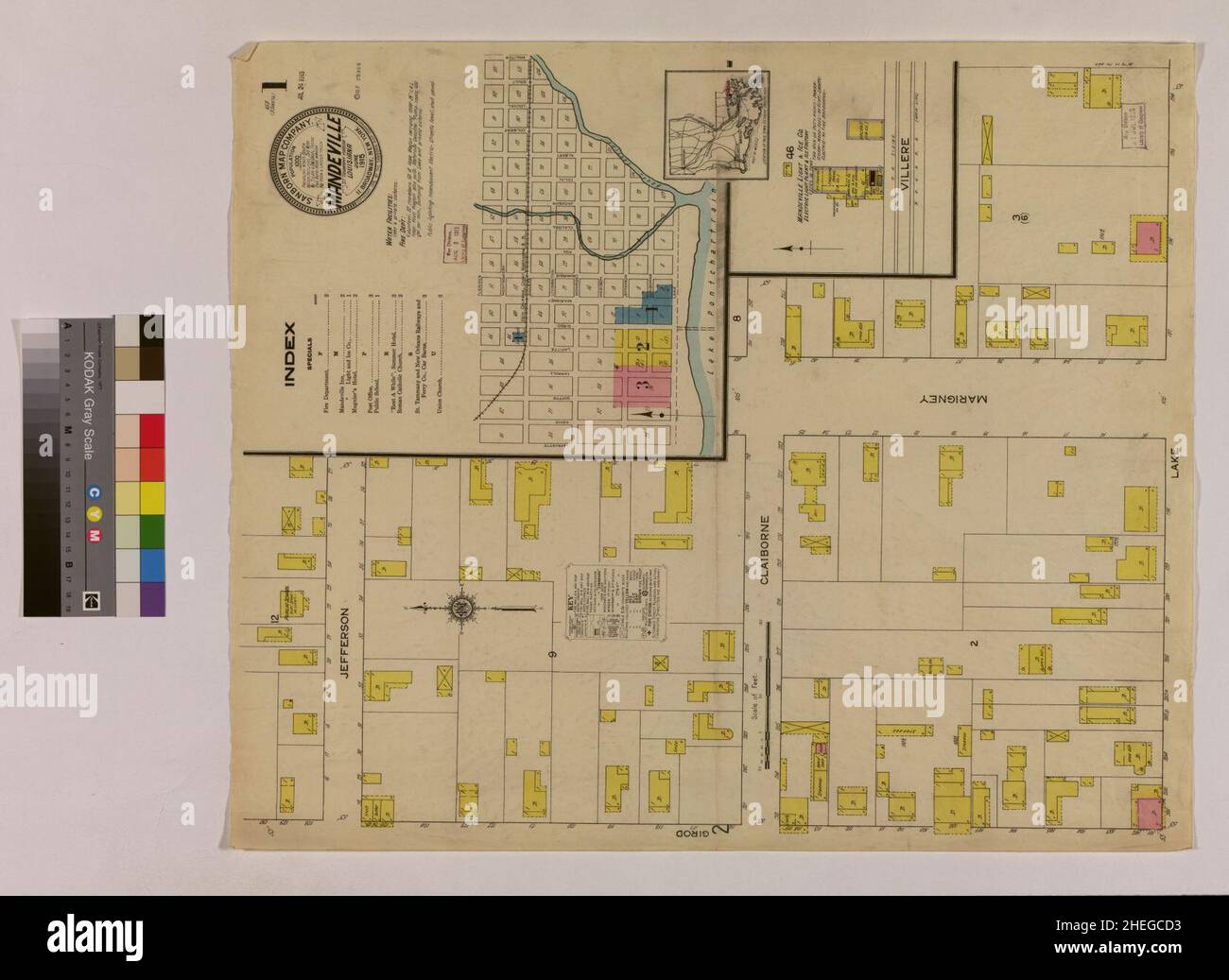 Map of mandeville hi-res stock photography and images - Alamy
