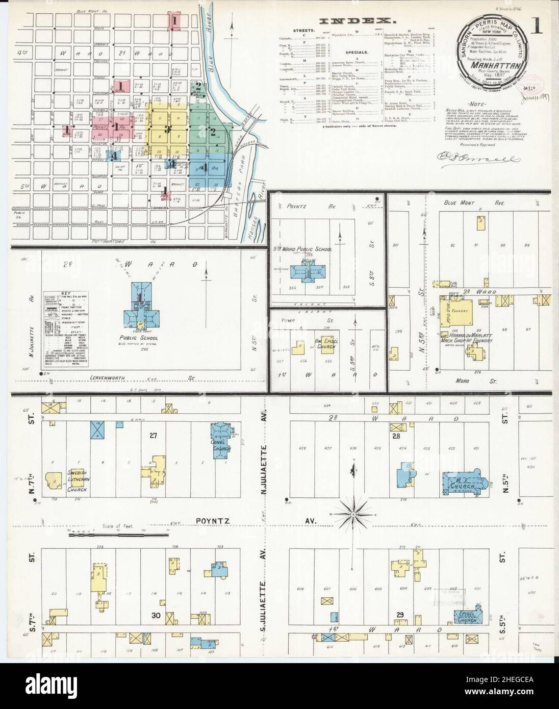 Riley kansas map hi-res stock photography and images - Alamy