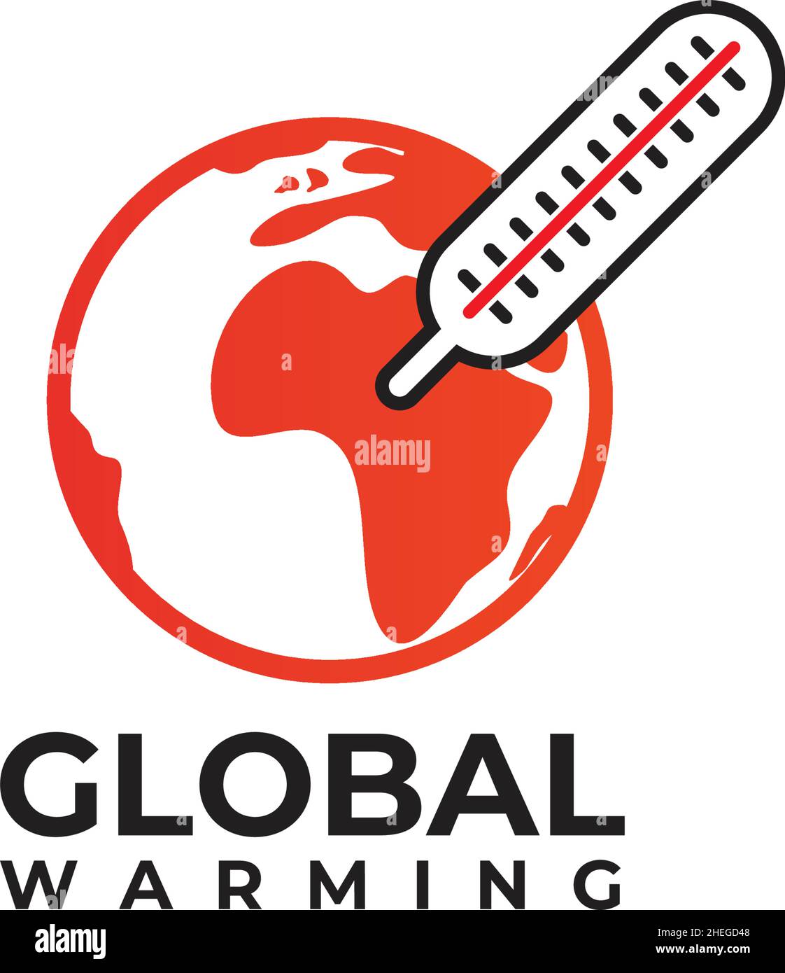 Global warming symbol vector logo design Stock Vector Image & Art - Alamy