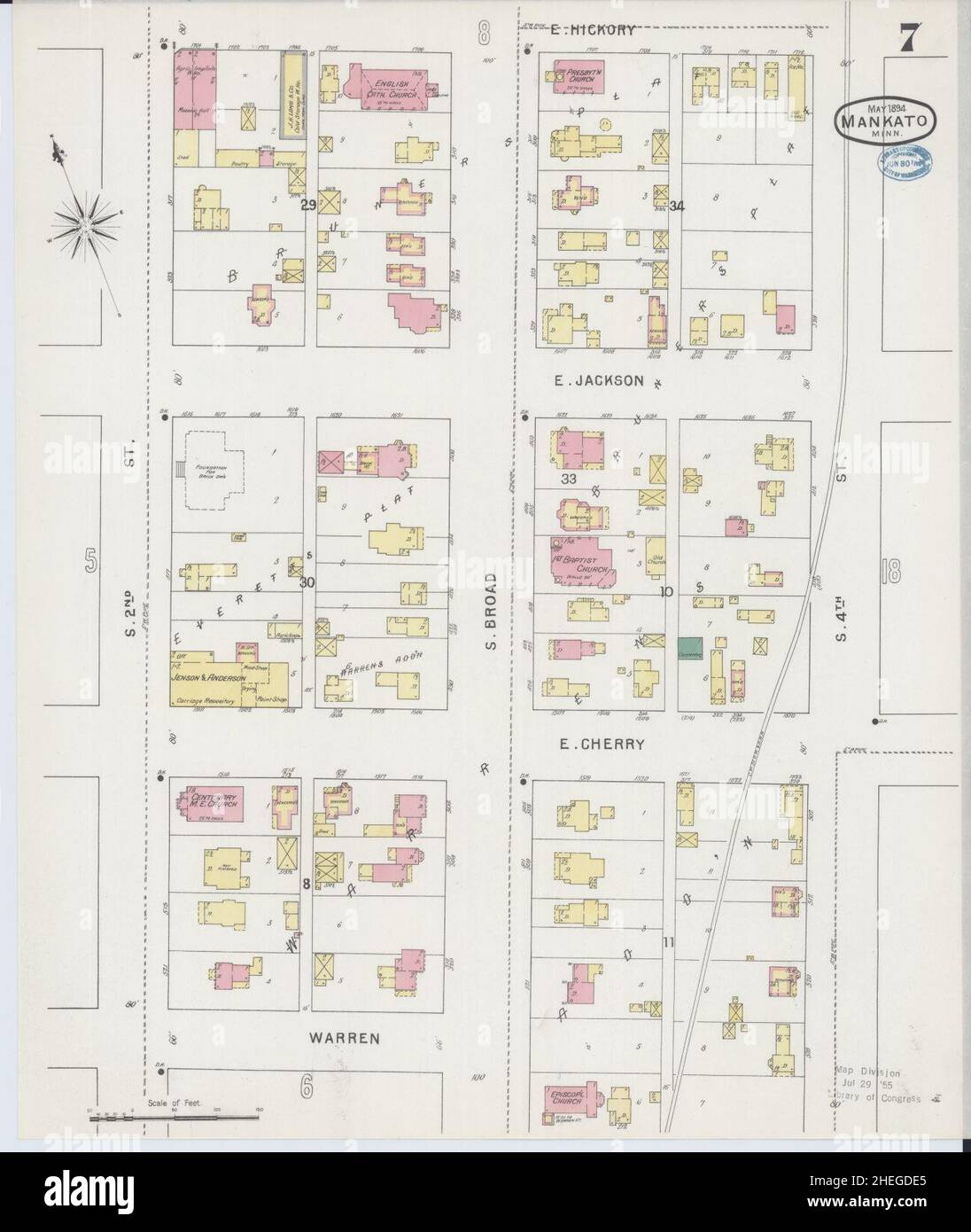Map of mankato minnesota hi-res stock photography and images - Alamy