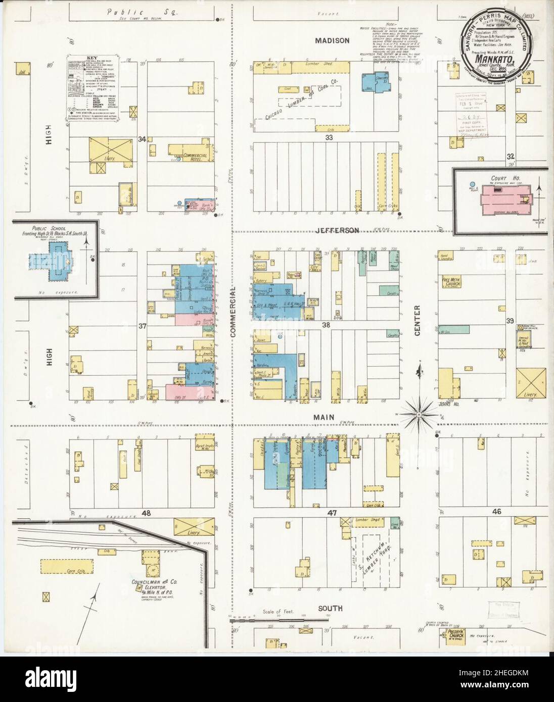 Mankato map hi-res stock photography and images - Alamy