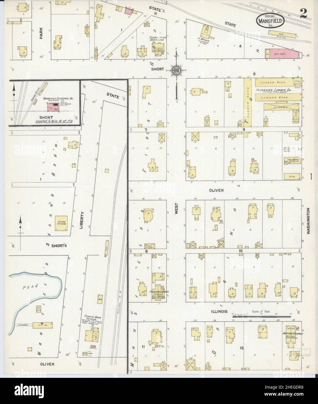 Map of mansfield hi-res stock photography and images - Alamy