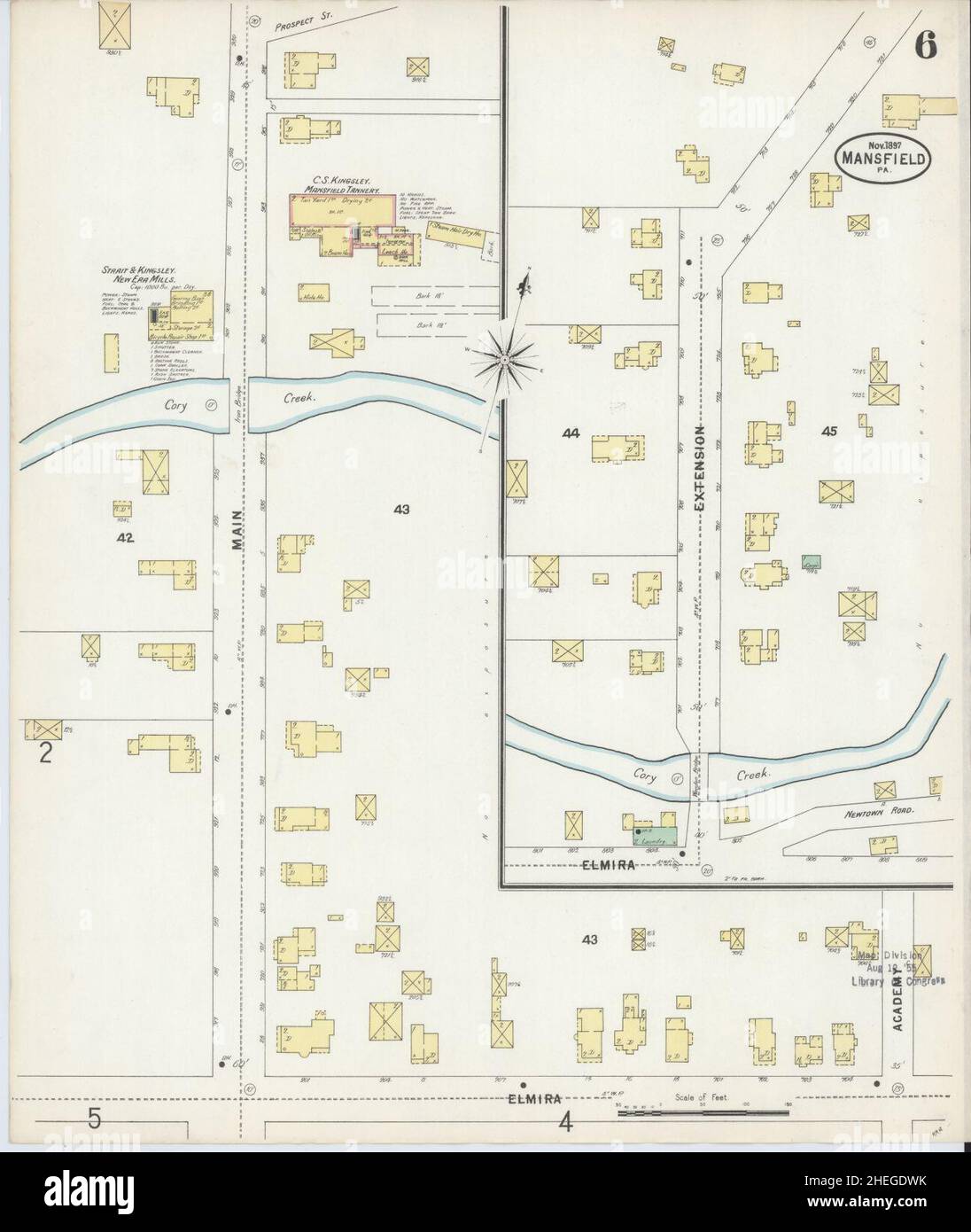 Mansfield pennsylvania map hi-res stock photography and images - Alamy