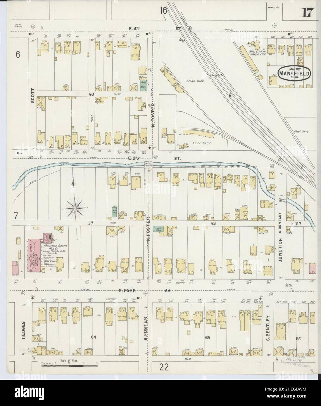 Map of mansfield hi-res stock photography and images - Alamy
