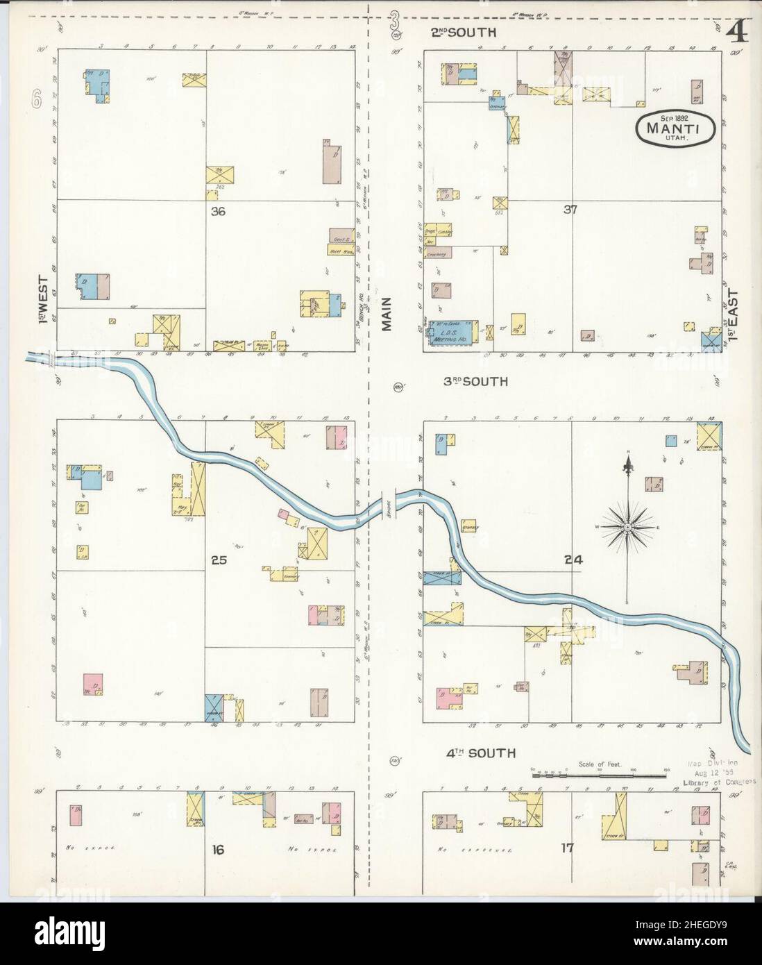 Sanpete county map hi-res stock photography and images - Alamy
