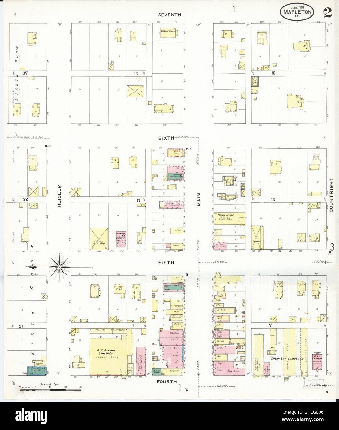 Map of monona hi-res stock photography and images - Alamy