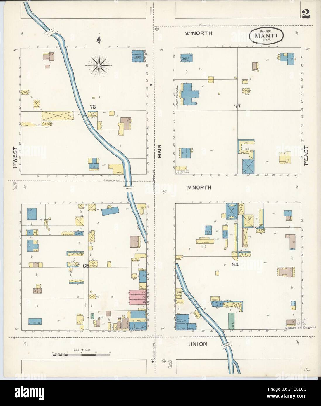Sanpete county map hi-res stock photography and images - Alamy