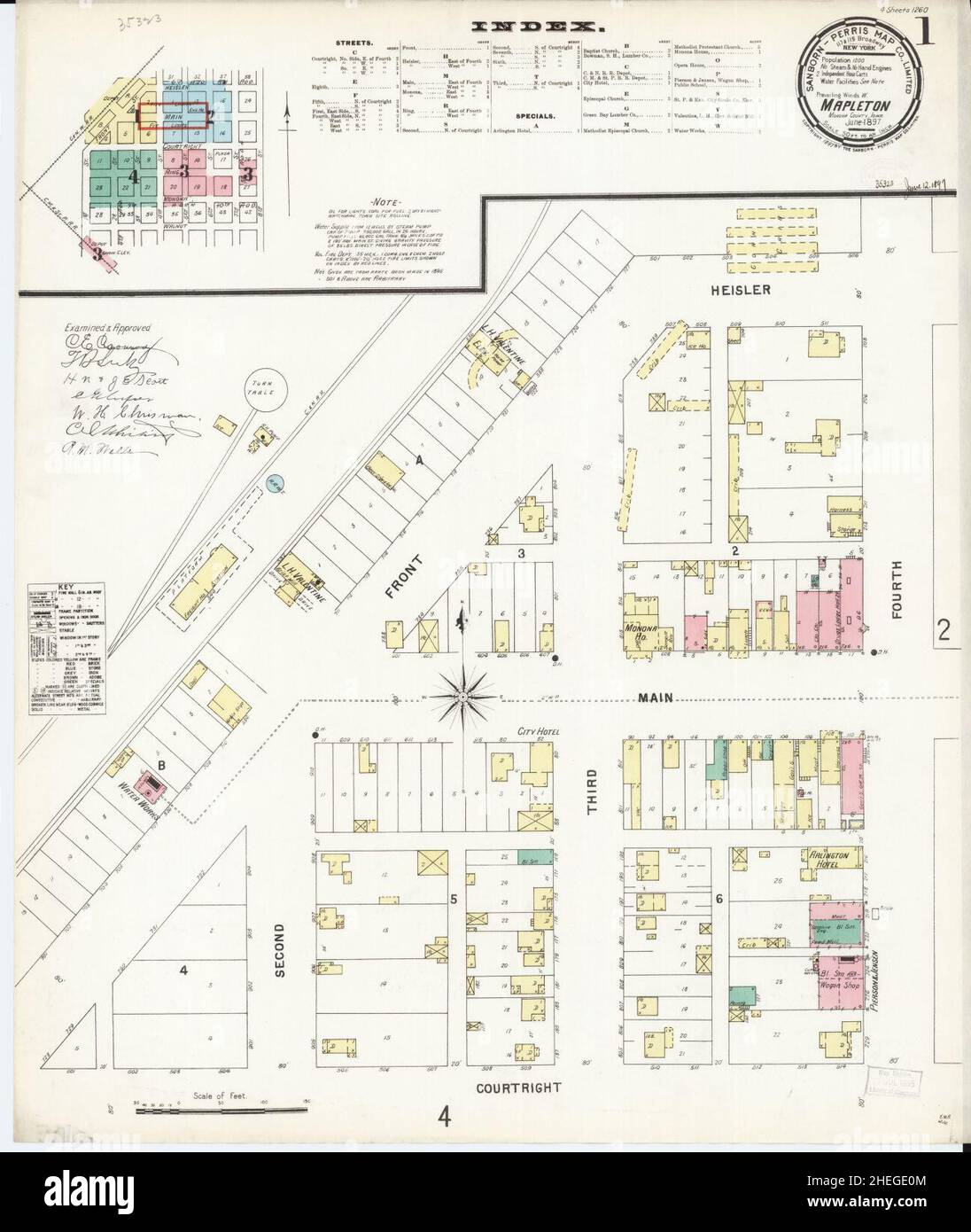 Map of monona hi-res stock photography and images - Alamy