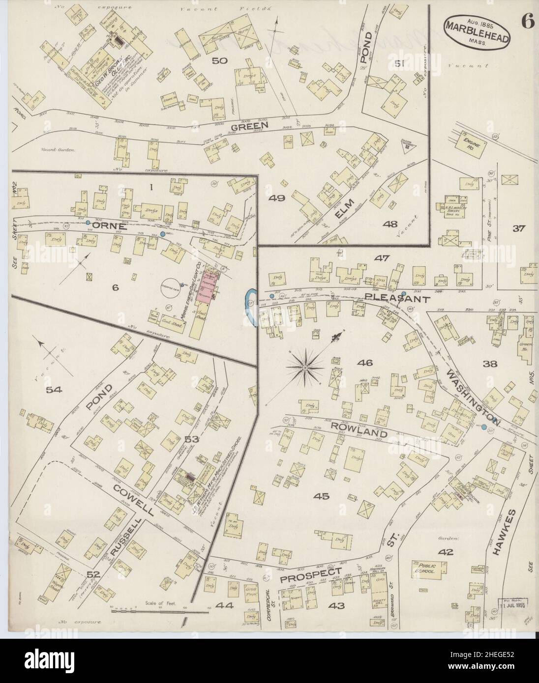 Sanborn Fire Insurance Map from Marblehead, Essex County, Massachusetts ...