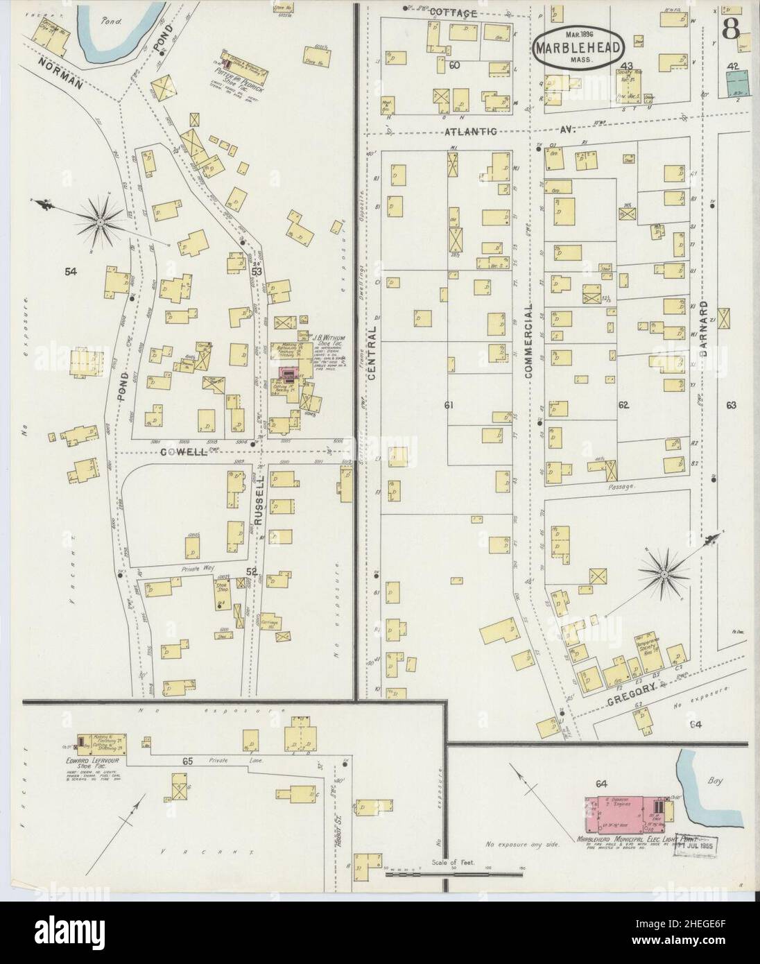 Marblehead massachusetts map hi-res stock photography and images - Alamy