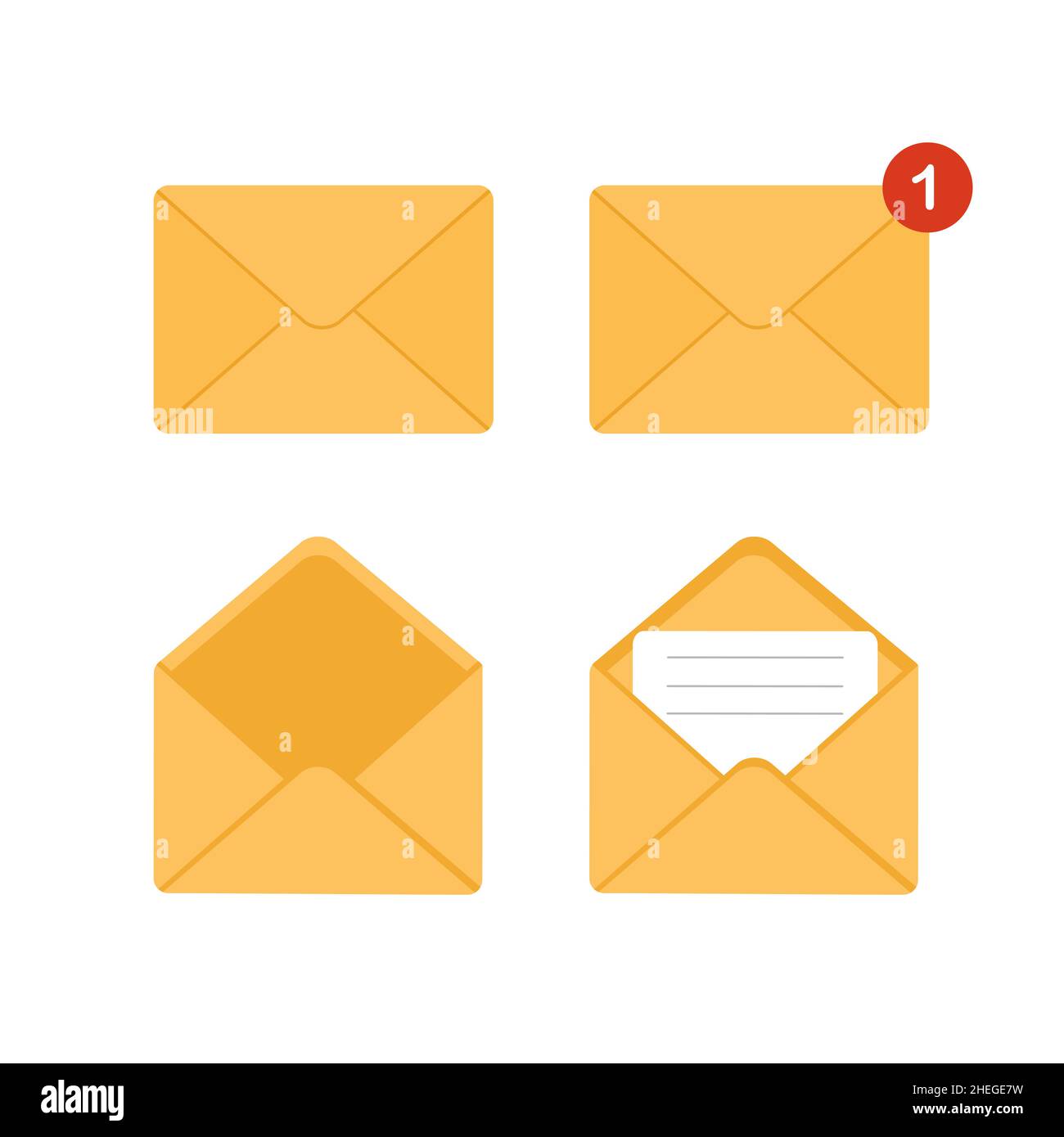 Mail envelope icon. Receiving SMS messages, notifications, invitations ... Mail envelope icon. Receiving SMS messages, notifications, invitations ...