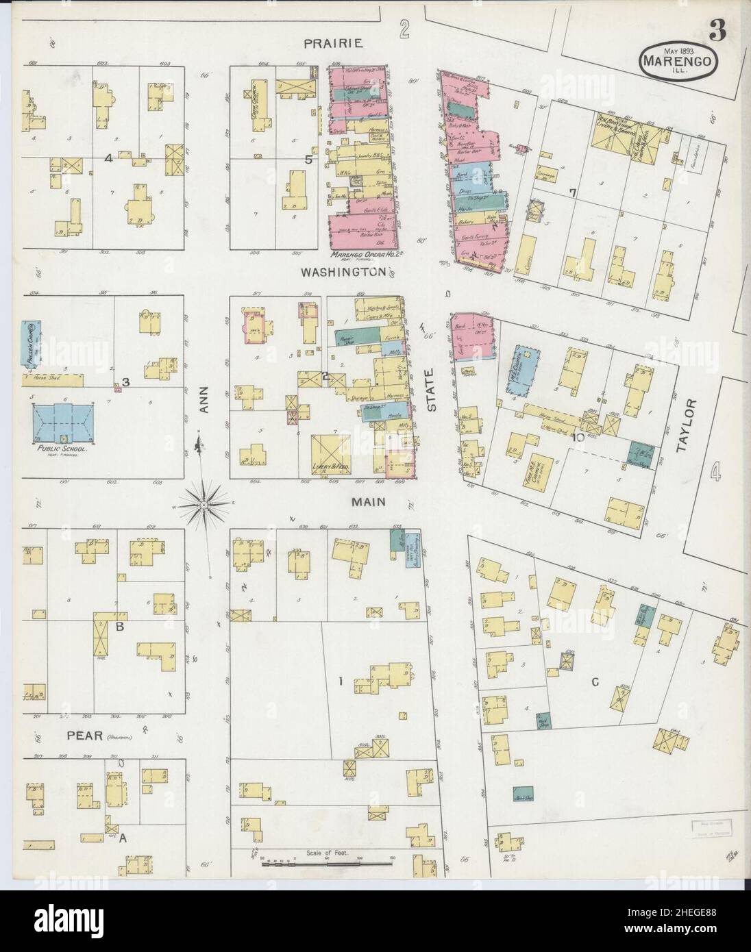 Marengo county map hi-res stock photography and images - Alamy