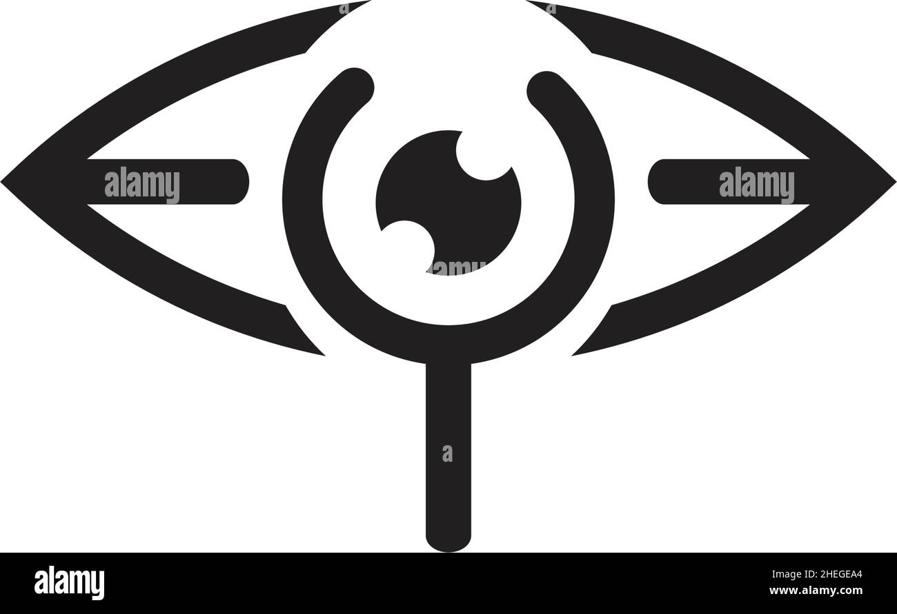 Black optometry Stock Vector Images - Alamy