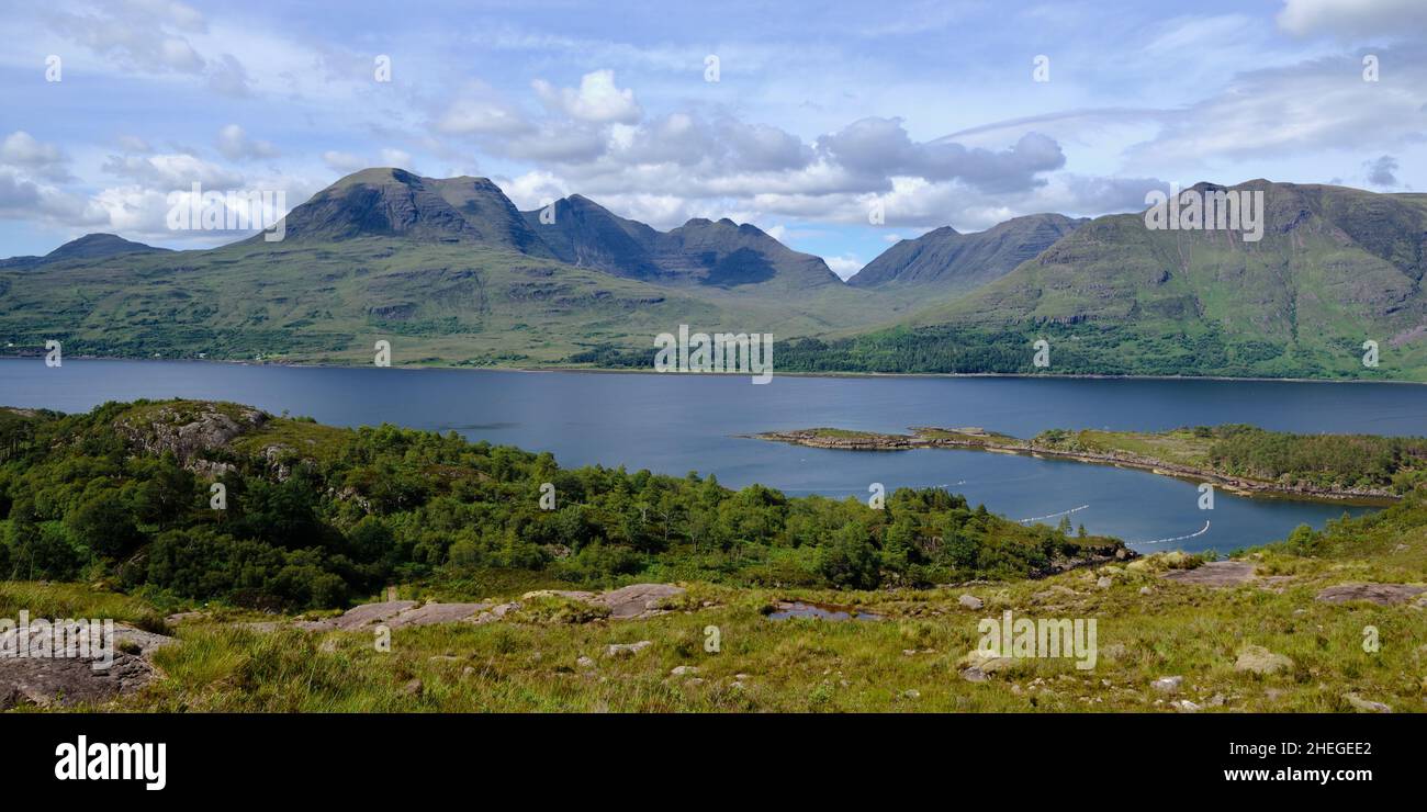 From The Loch Torridon Viewpoint Stock Photo - Alamy