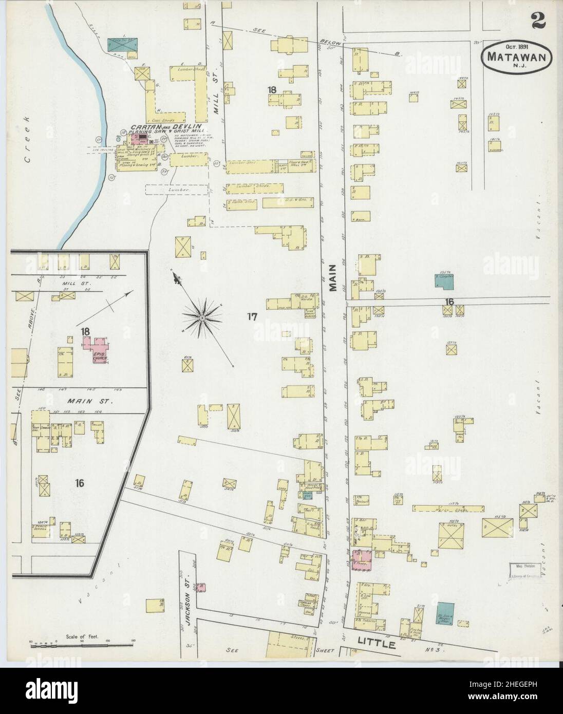 Monmouth county new jersey map hi-res stock photography and images - Alamy