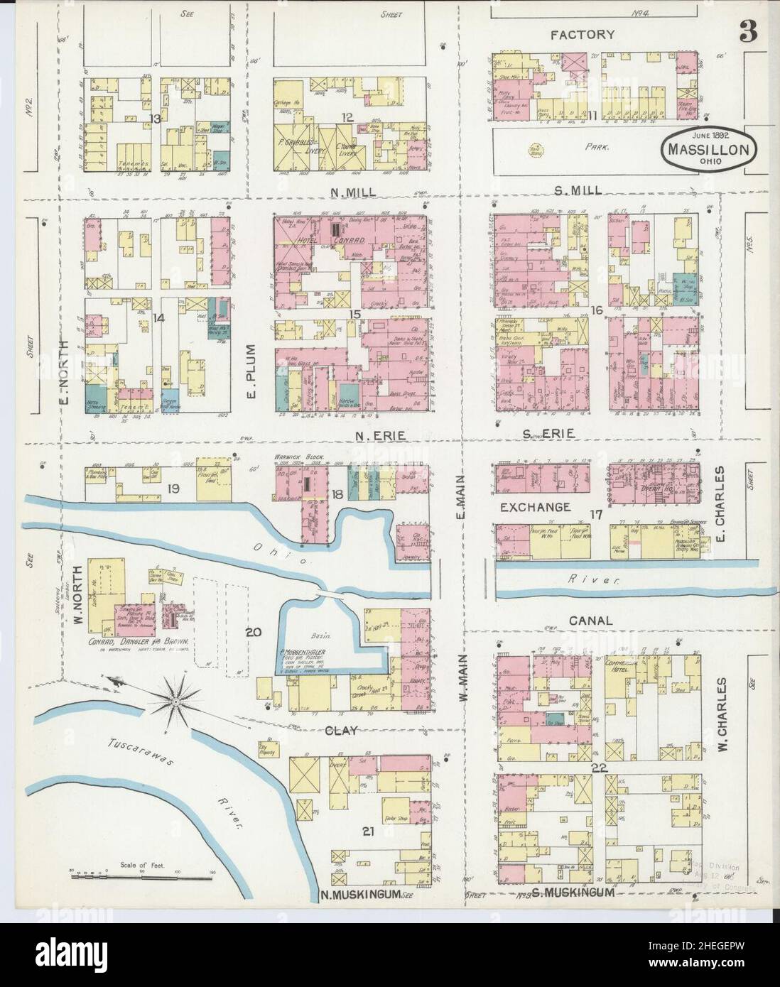Massillon map hi-res stock photography and images - Alamy