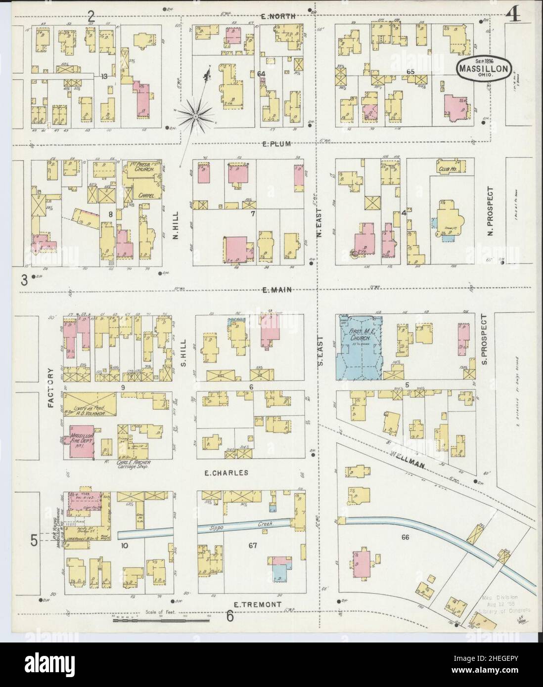 Massillon ohio map hi-res stock photography and images - Alamy