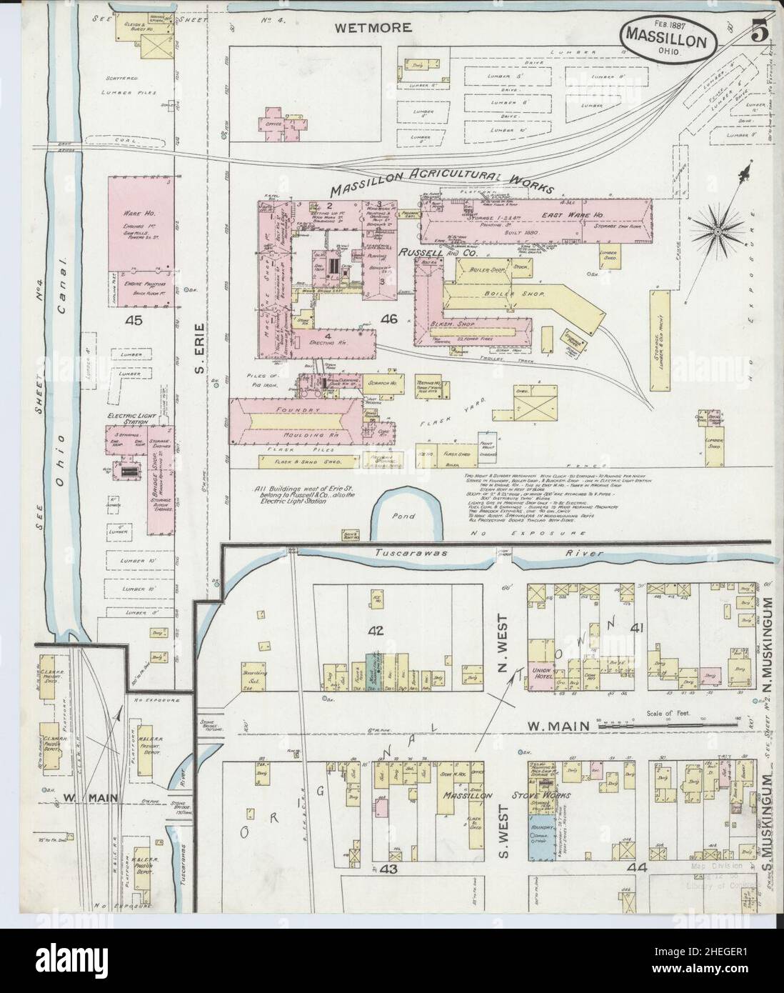 Massillon ohio map hi-res stock photography and images - Alamy