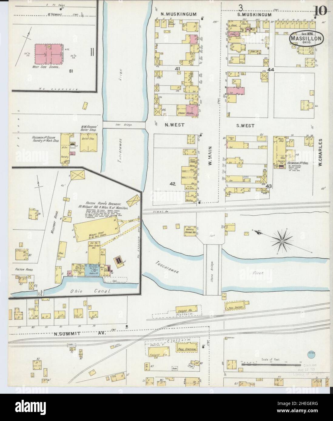 Massillon map hi-res stock photography and images - Alamy