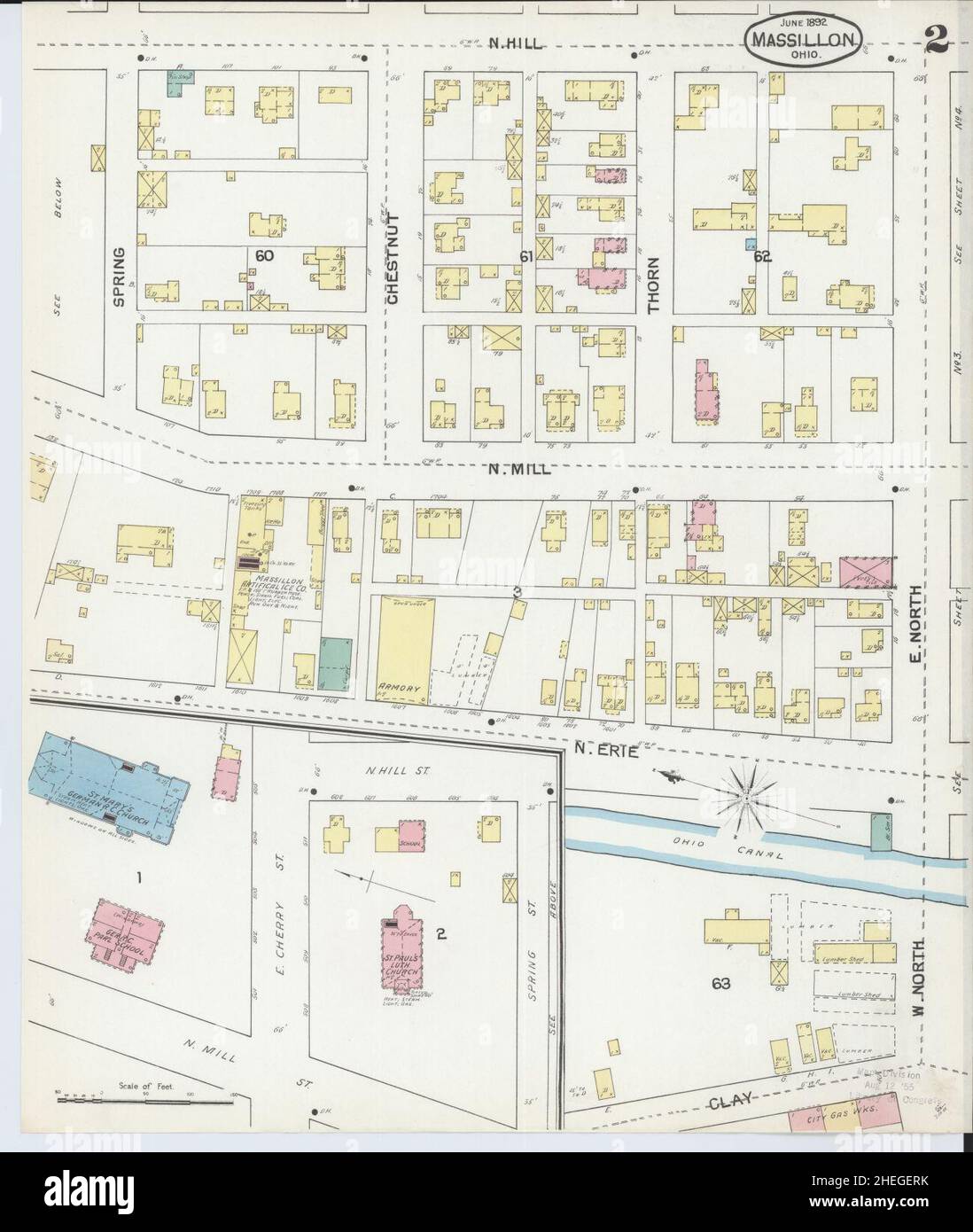 Massillon ohio map hi-res stock photography and images - Alamy