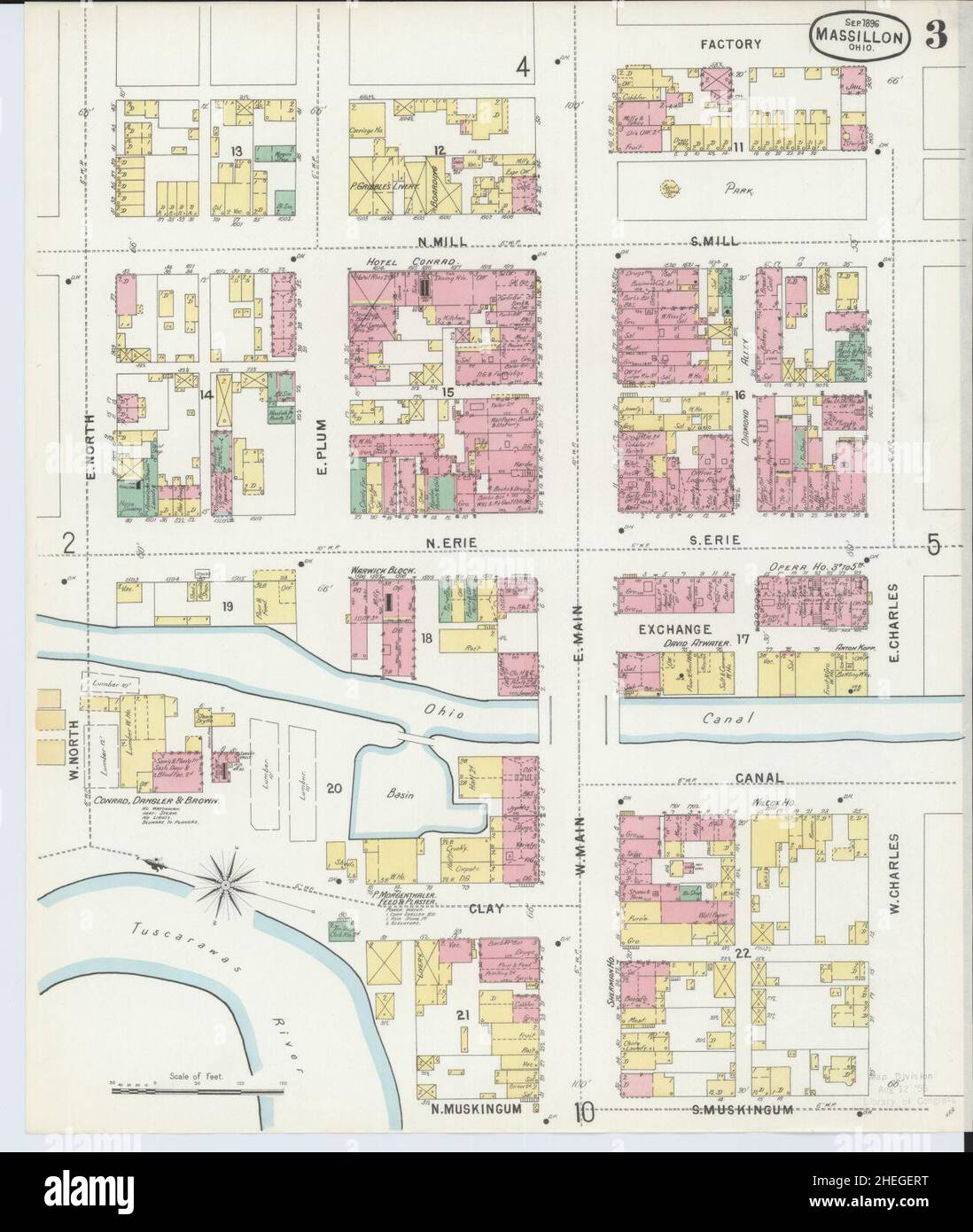 Map of massillon hi-res stock photography and images - Alamy