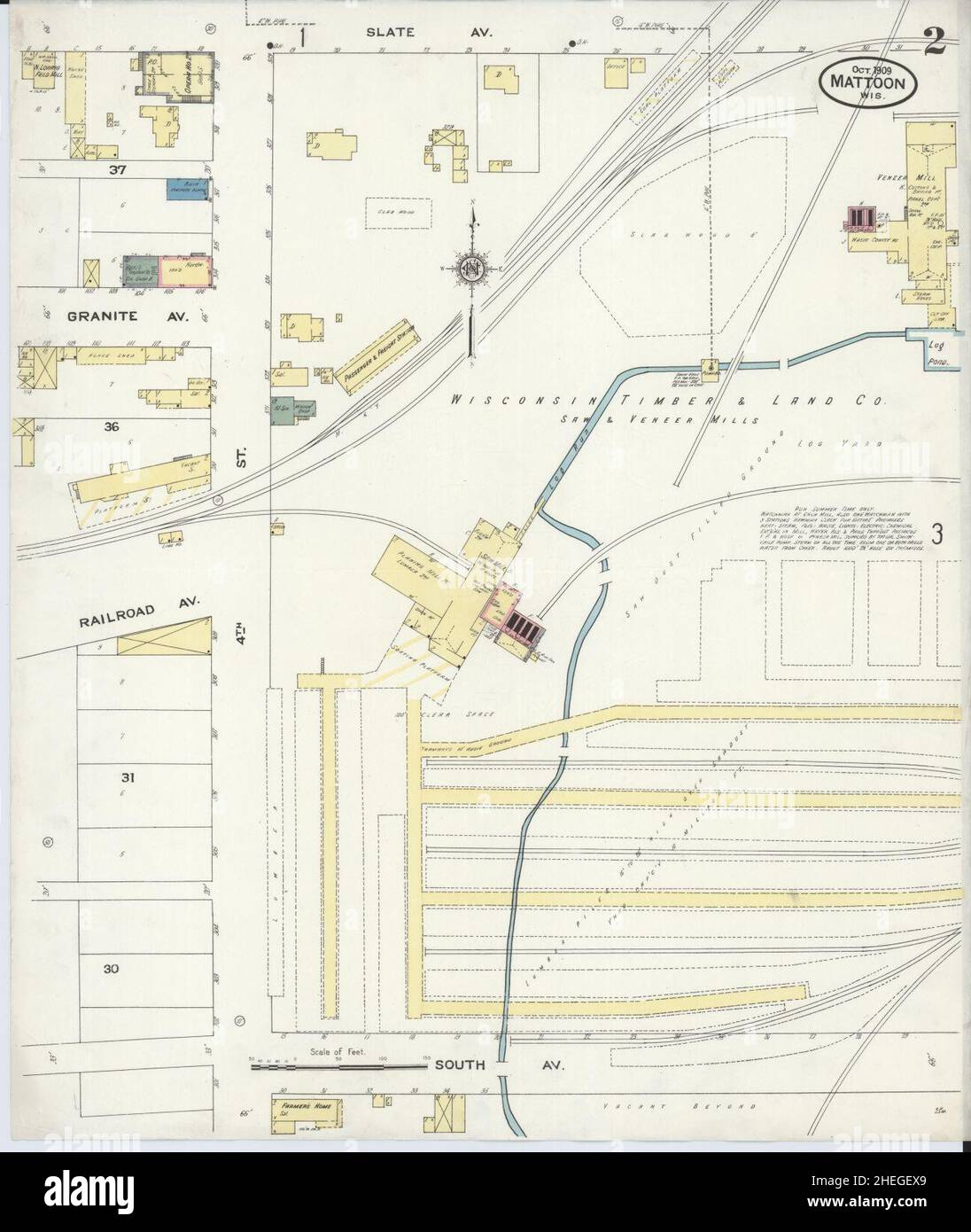 Sanborn Fire Insurance Map from Mattoon, Shawano County, Wisconsin ...