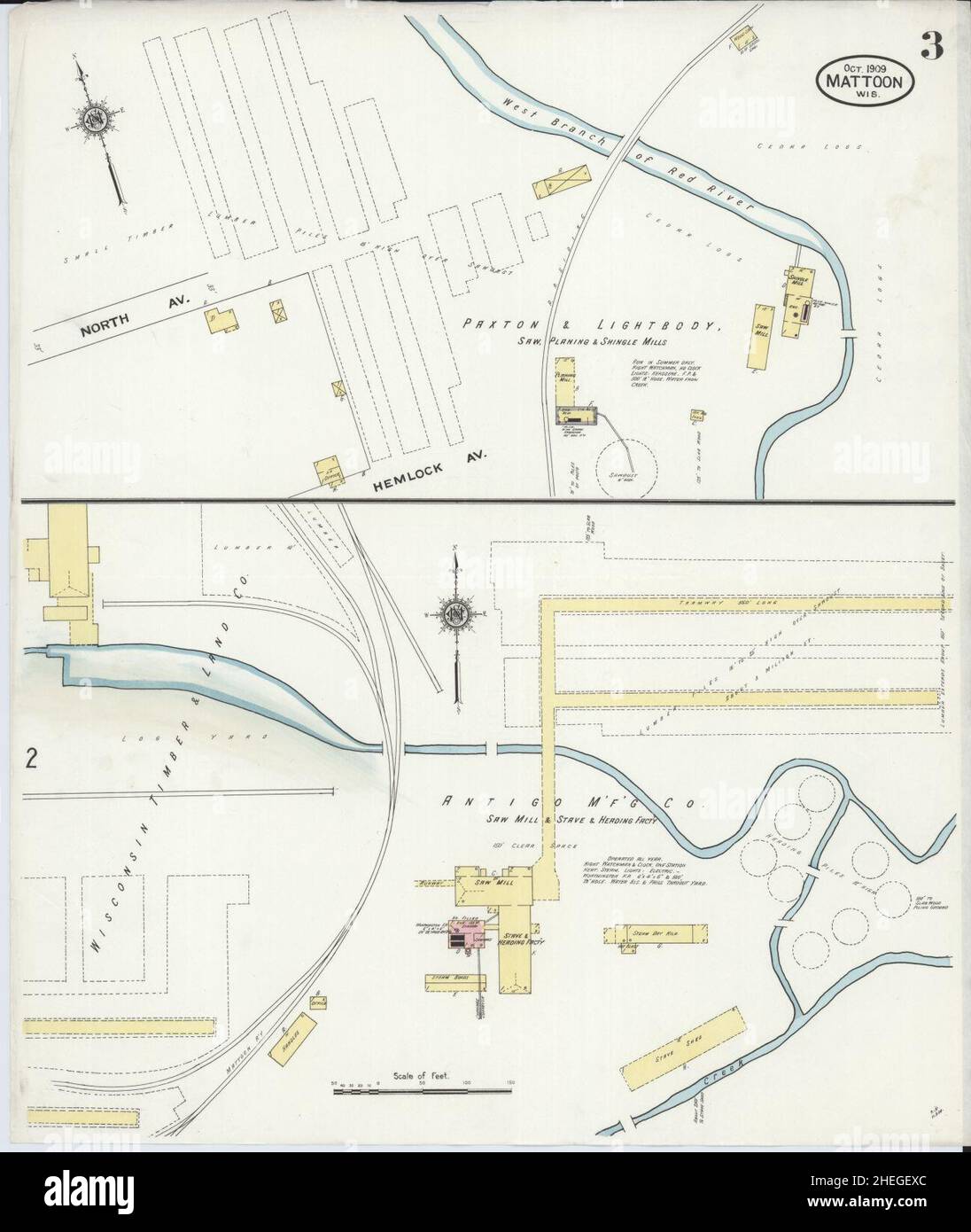 Map of shawano hi-res stock photography and images - Alamy