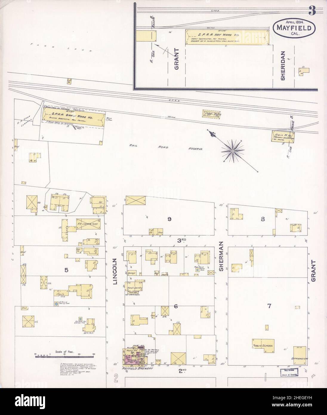 Santa clara county map hi-res stock photography and images - Alamy