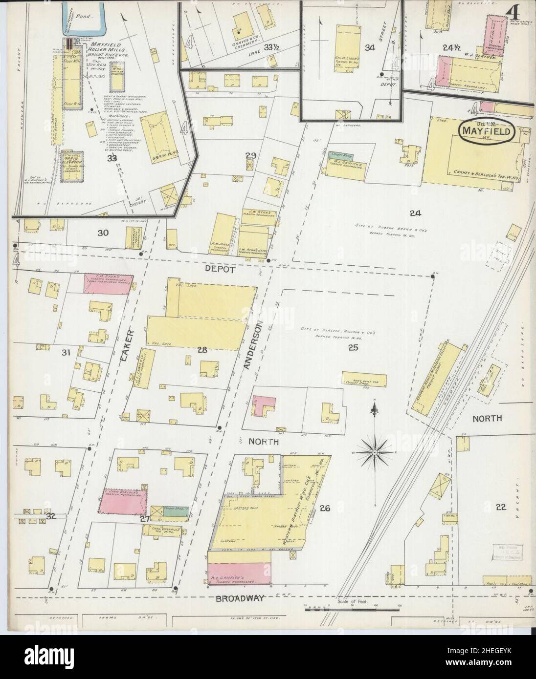 Graves county map hi-res stock photography and images - Alamy