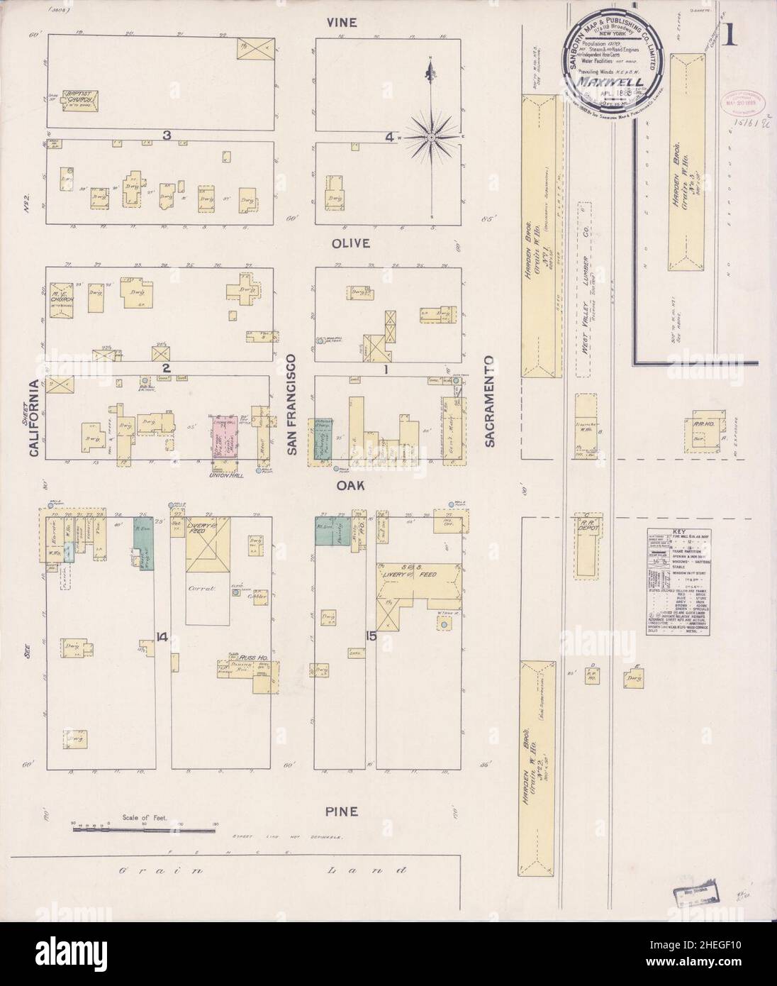 Map of maxwell hi-res stock photography and images - Alamy