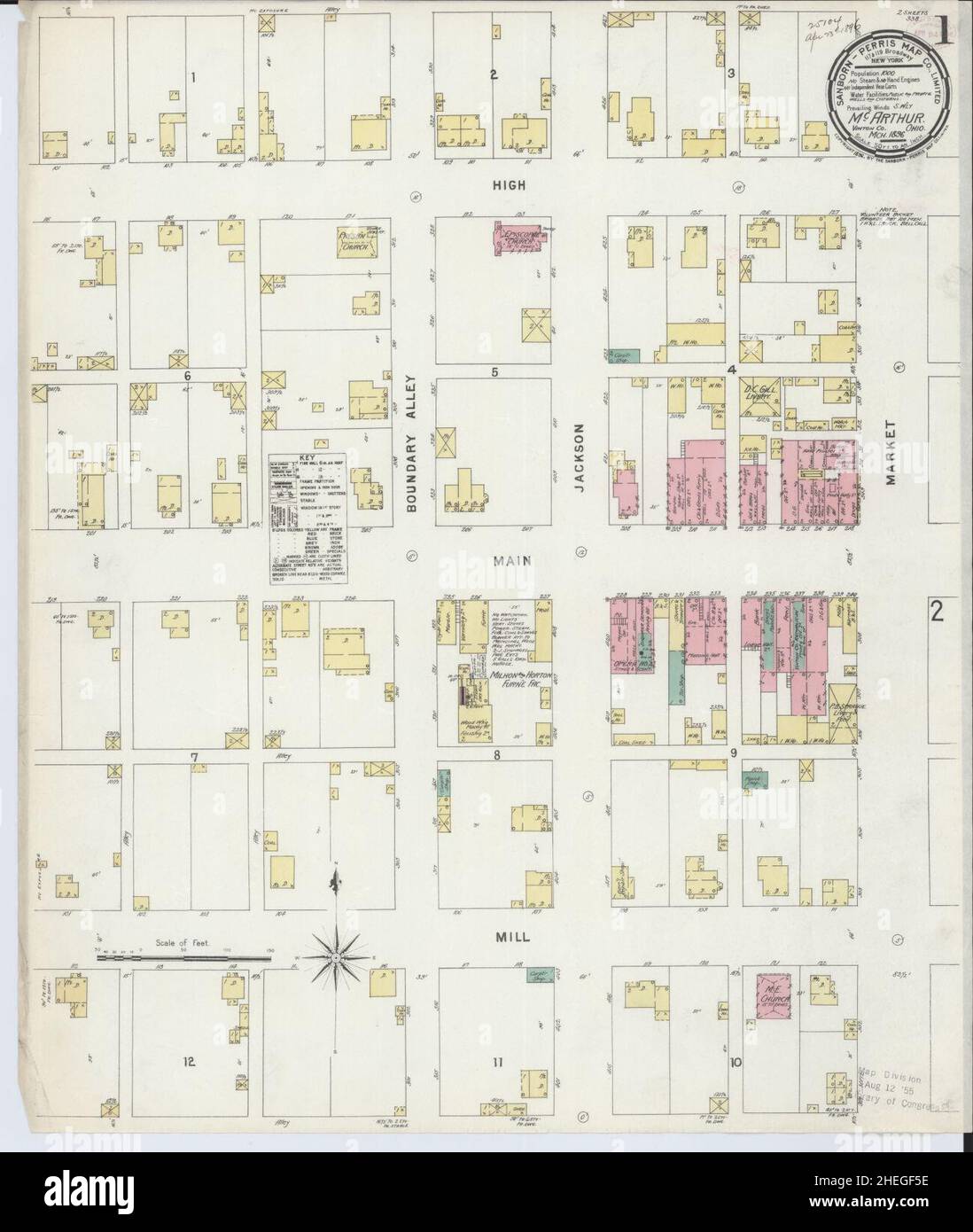 Vinton ohio map hi-res stock photography and images - Alamy