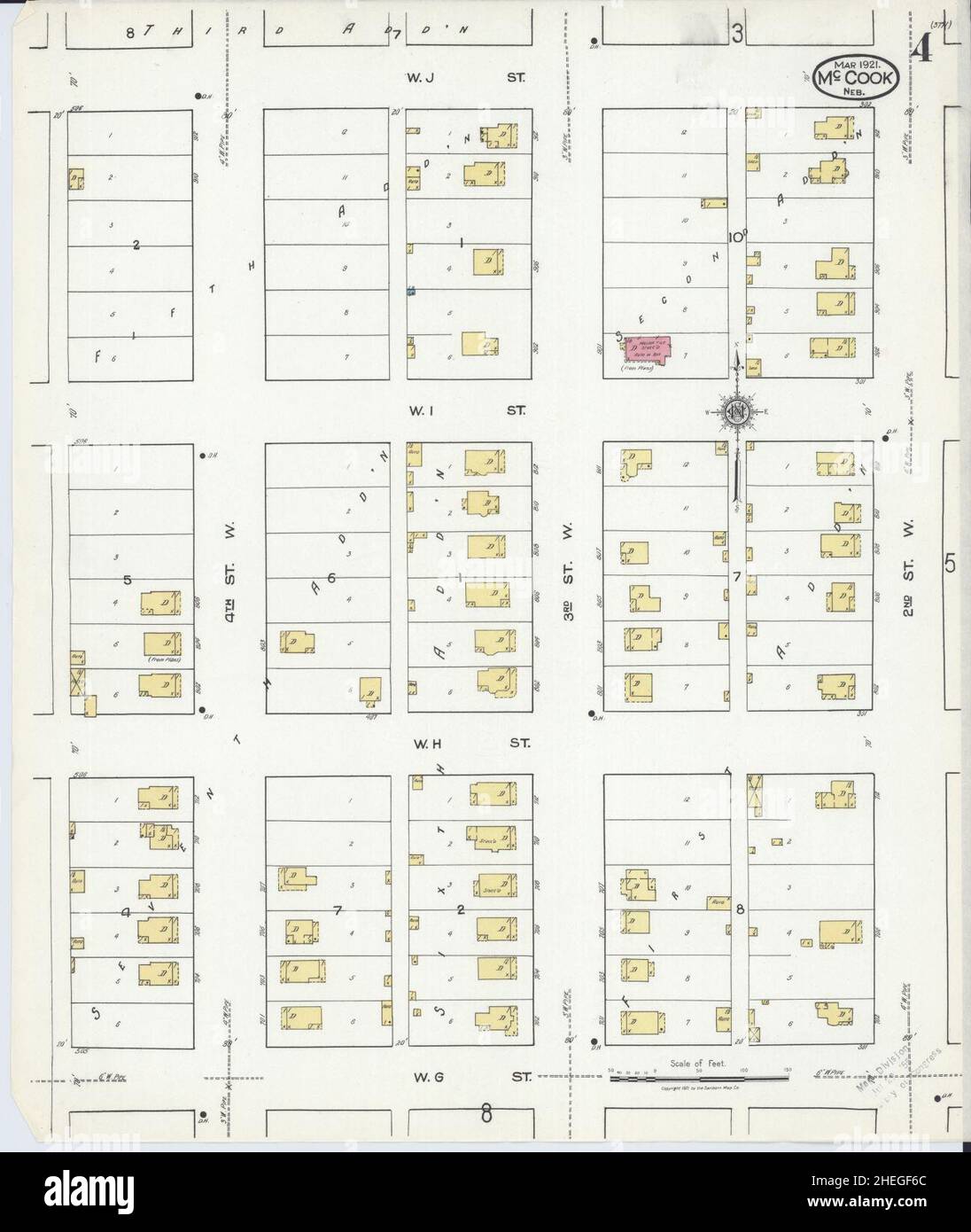 Map of mccook nebraska hi-res stock photography and images - Alamy