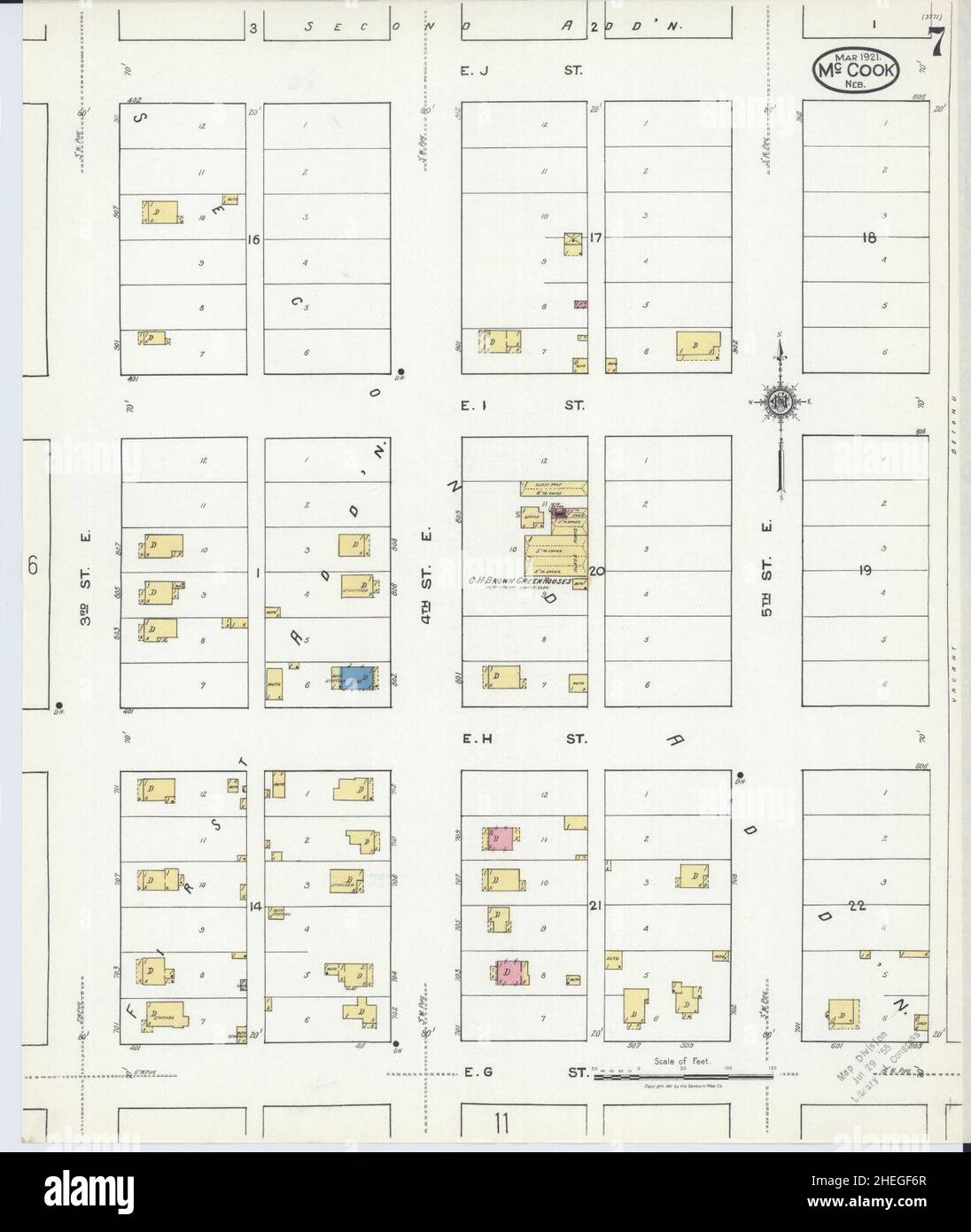 Mccook county map hi-res stock photography and images - Alamy