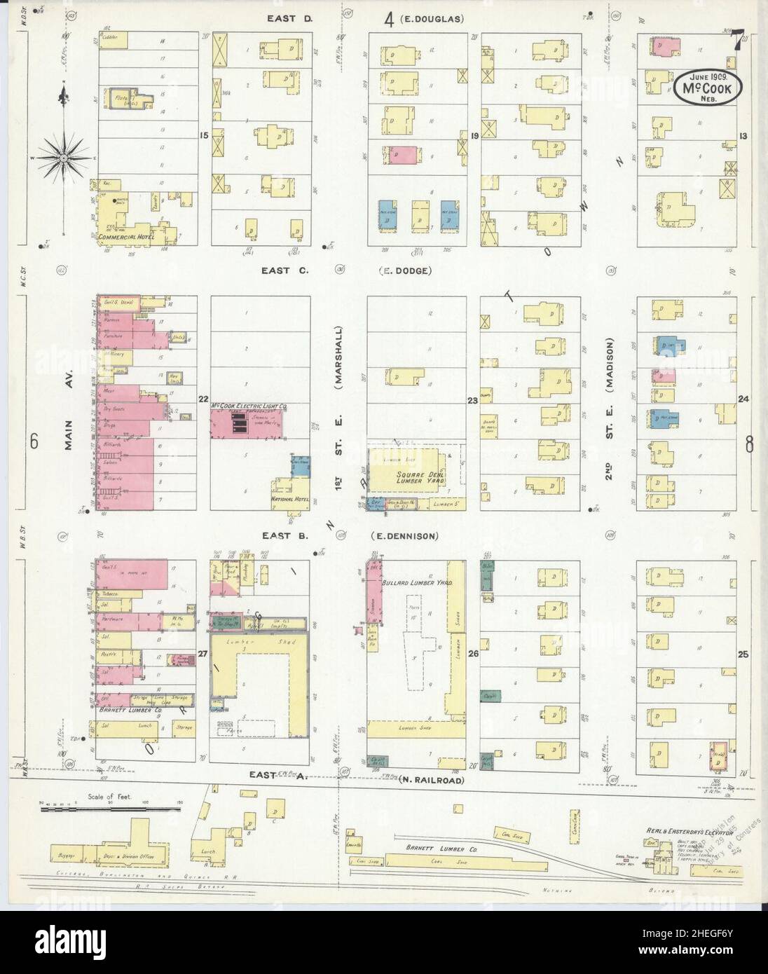 Sanborn Fire Insurance Map from Mccook, Red Willow County, Nebraska ...