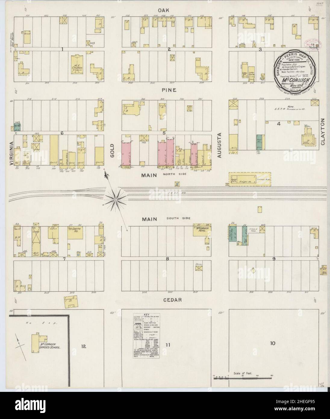 Mccormick county map hi-res stock photography and images - Alamy