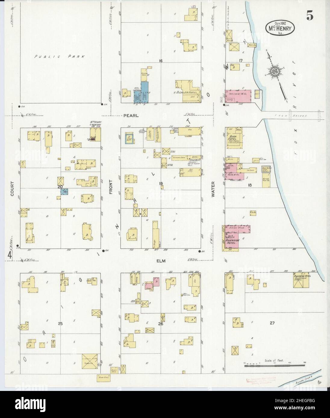 Map of mchenry hi-res stock photography and images - Alamy