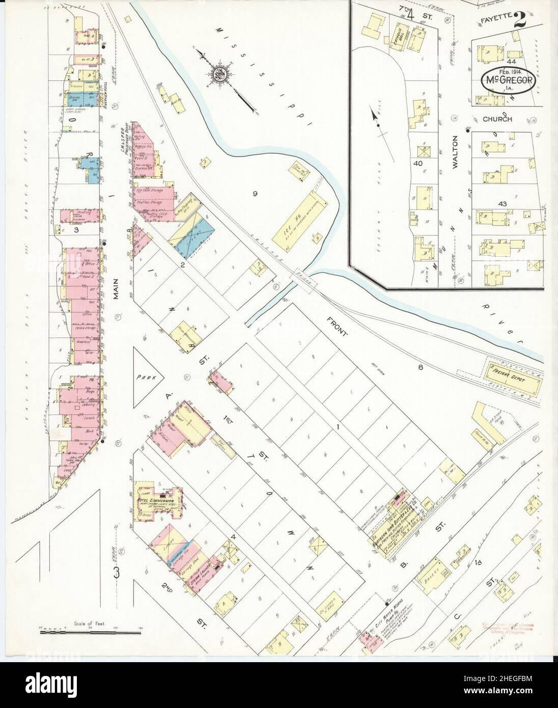 Map of mcgregor hi-res stock photography and images - Alamy