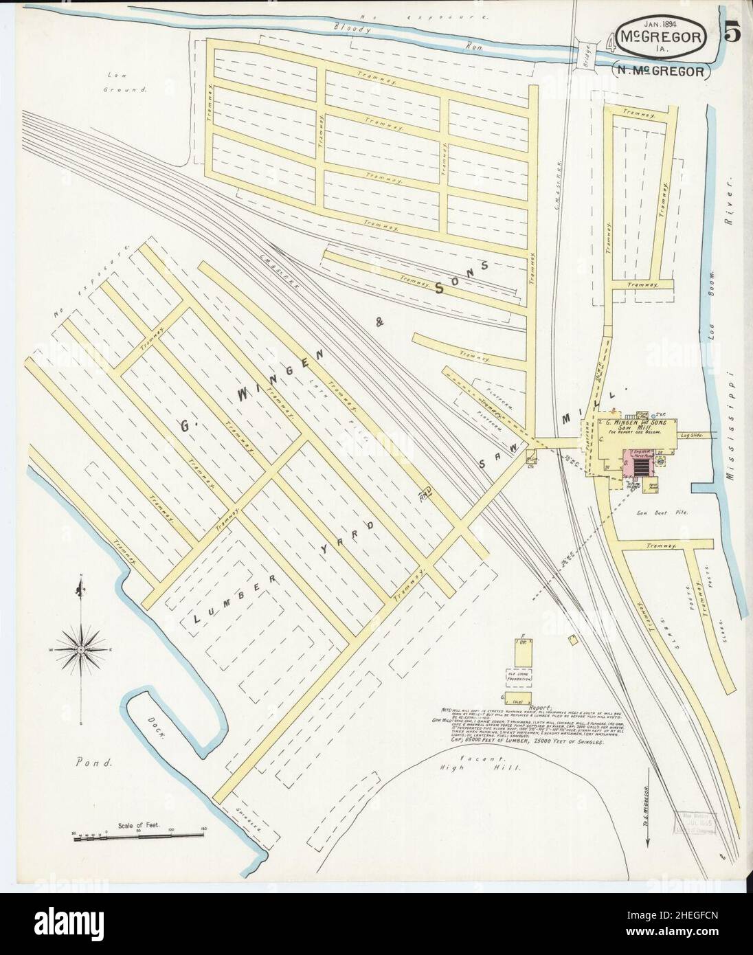 Map of mcgregor hi-res stock photography and images - Alamy