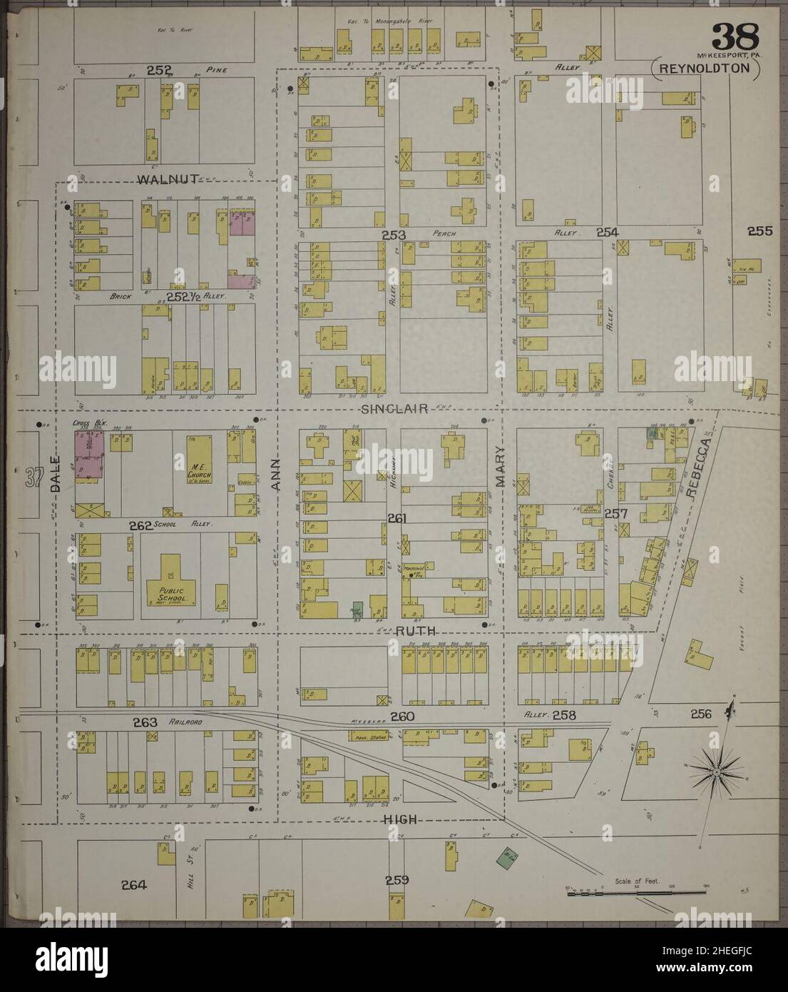 Sanborn Fire Insurance Map from McKeesport, Allegheny County ...