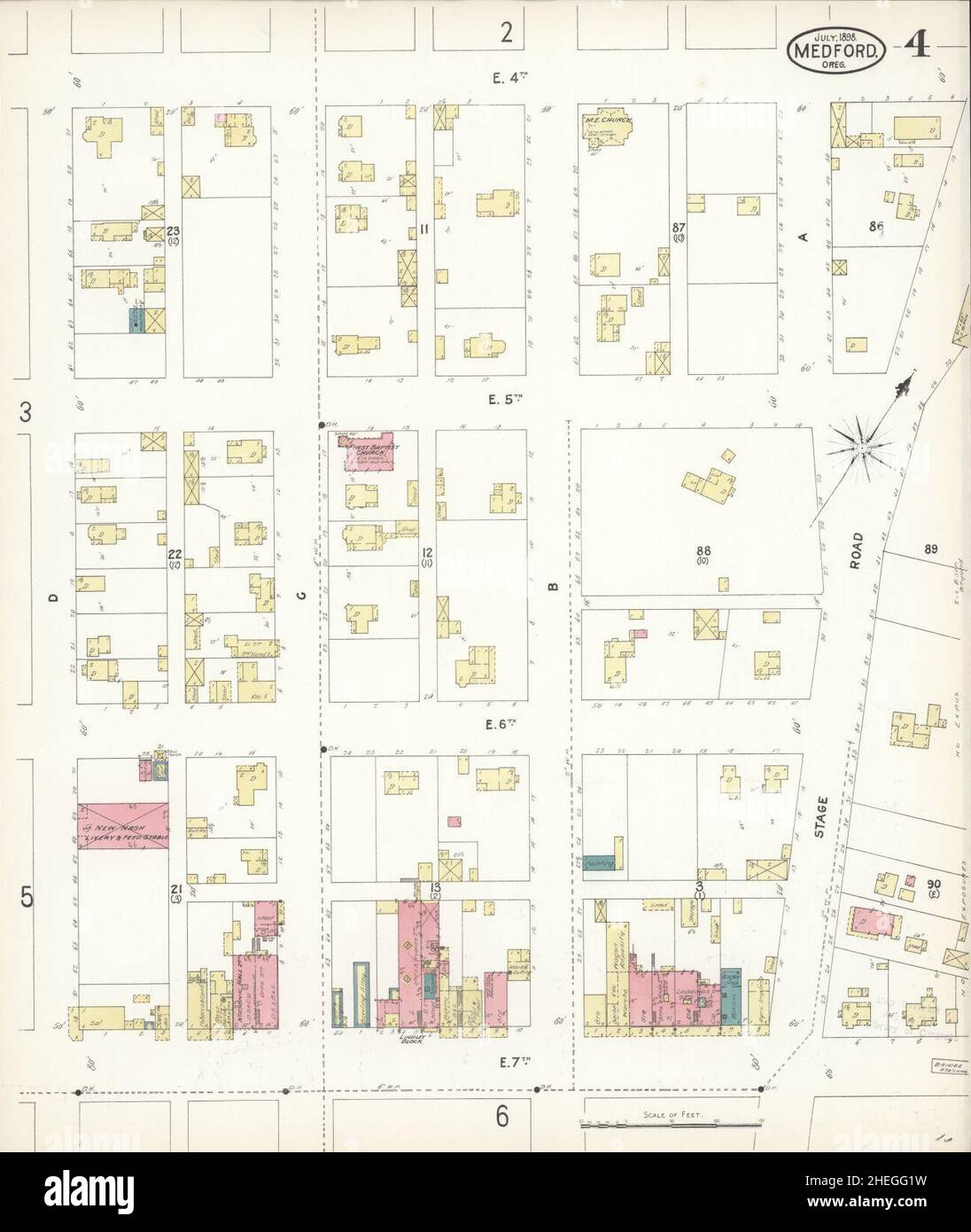 Medford map hi-res stock photography and images - Alamy