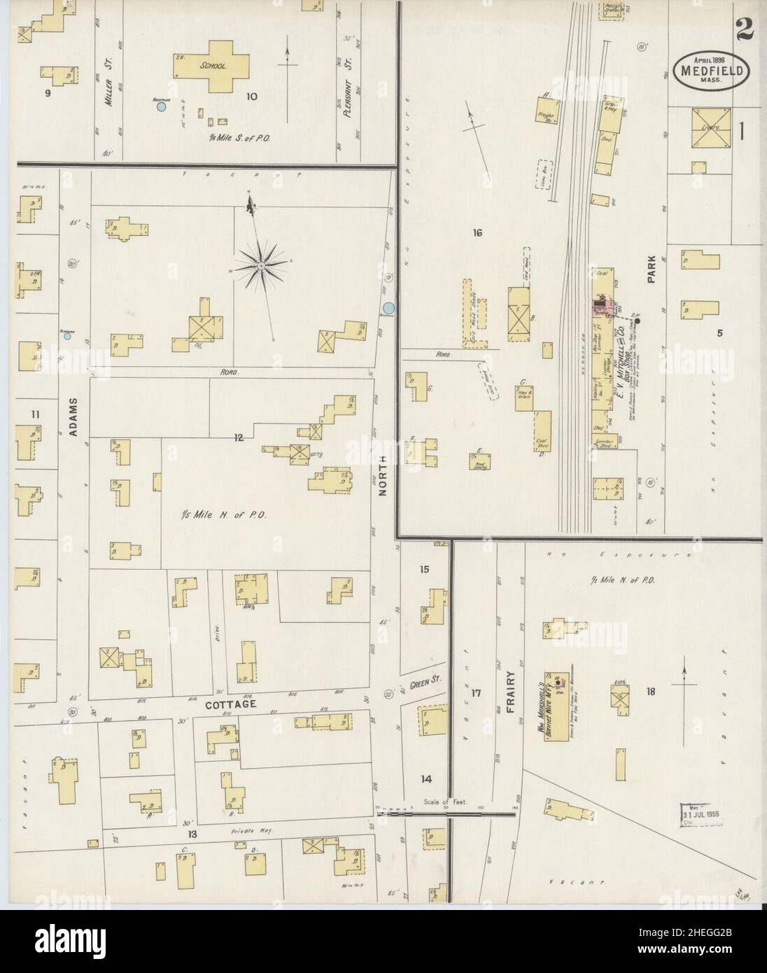 Map of medfield hi-res stock photography and images - Alamy