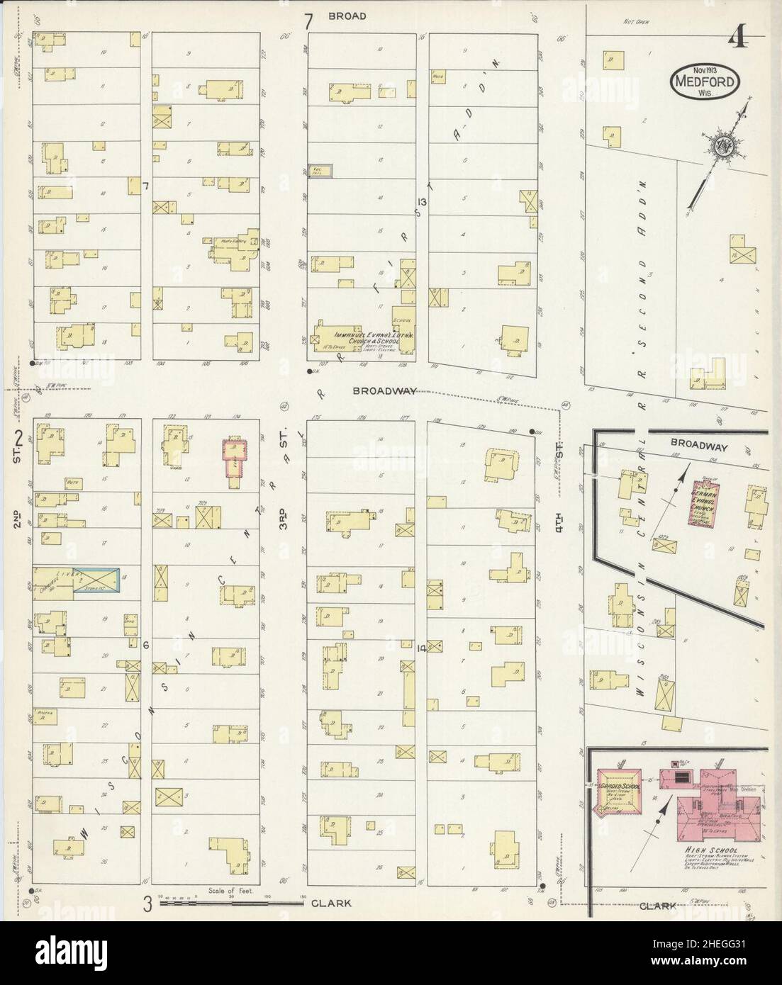 Map of medford wisconsin hi-res stock photography and images - Alamy