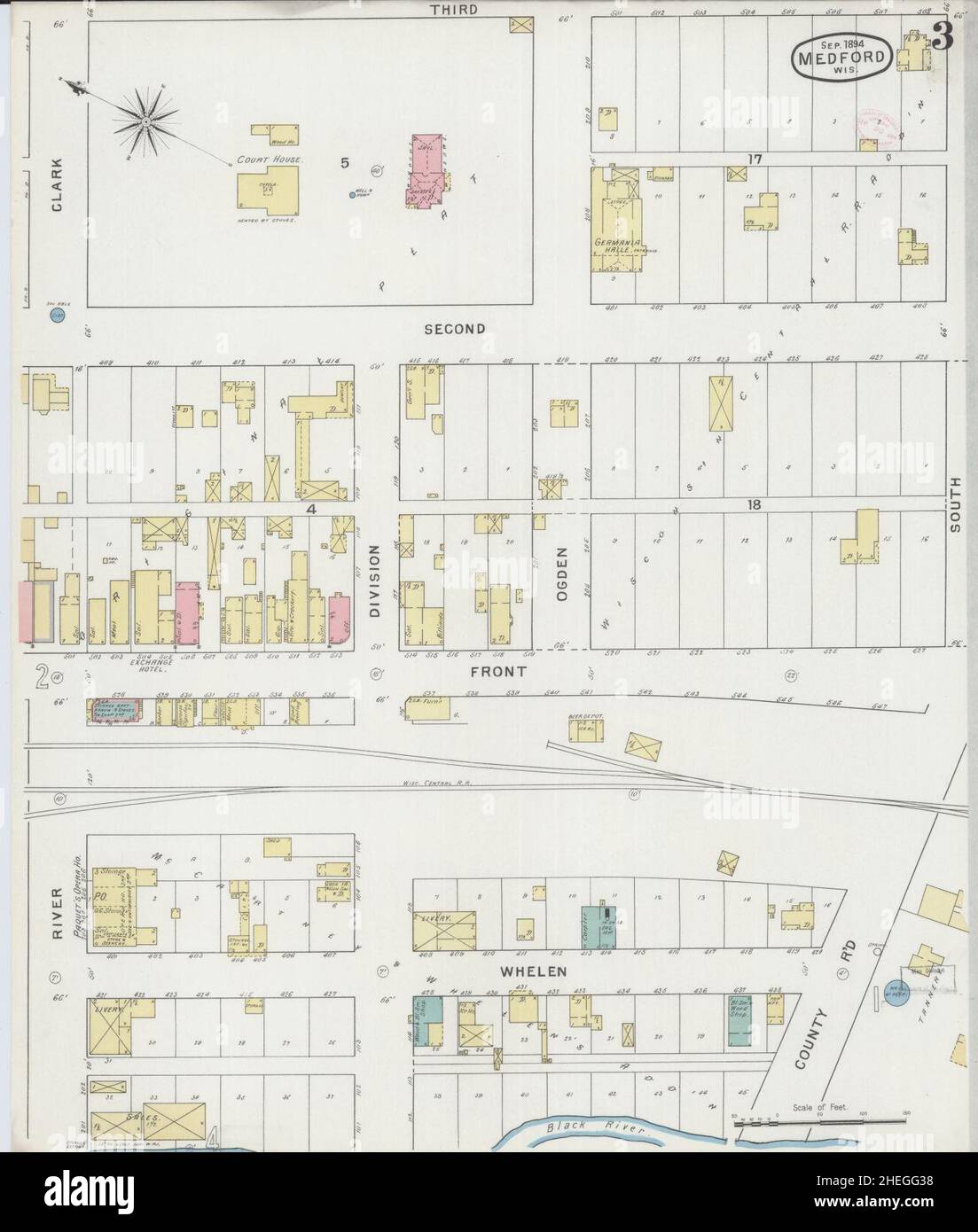 Map of medford wisconsin hi-res stock photography and images - Alamy
