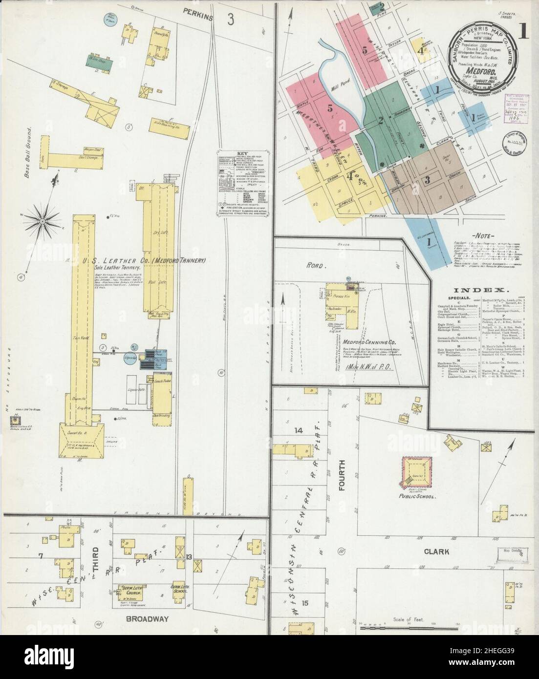 Map of medford wisconsin hi-res stock photography and images - Alamy