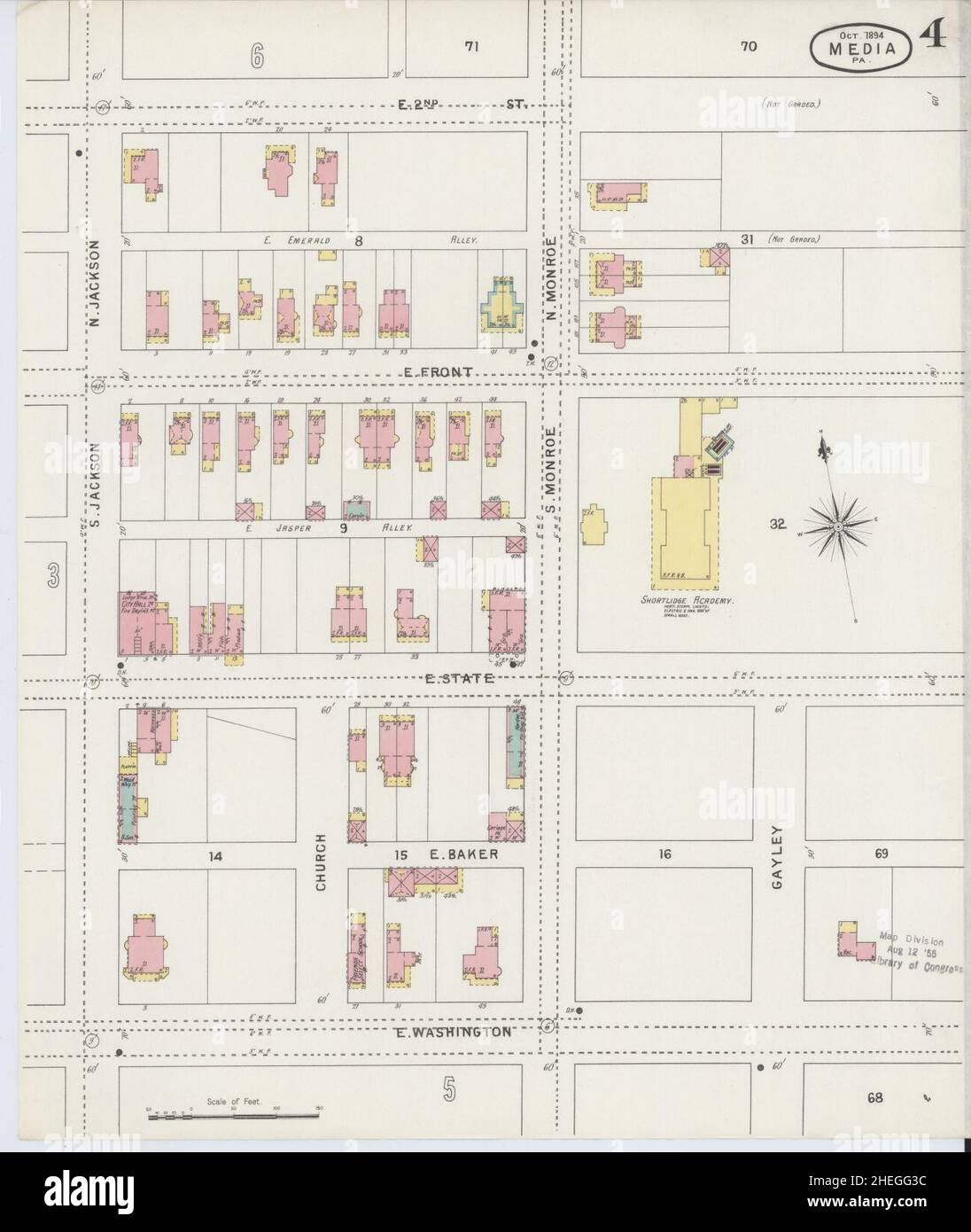 Map of media pennsylvania hi-res stock photography and images - Alamy