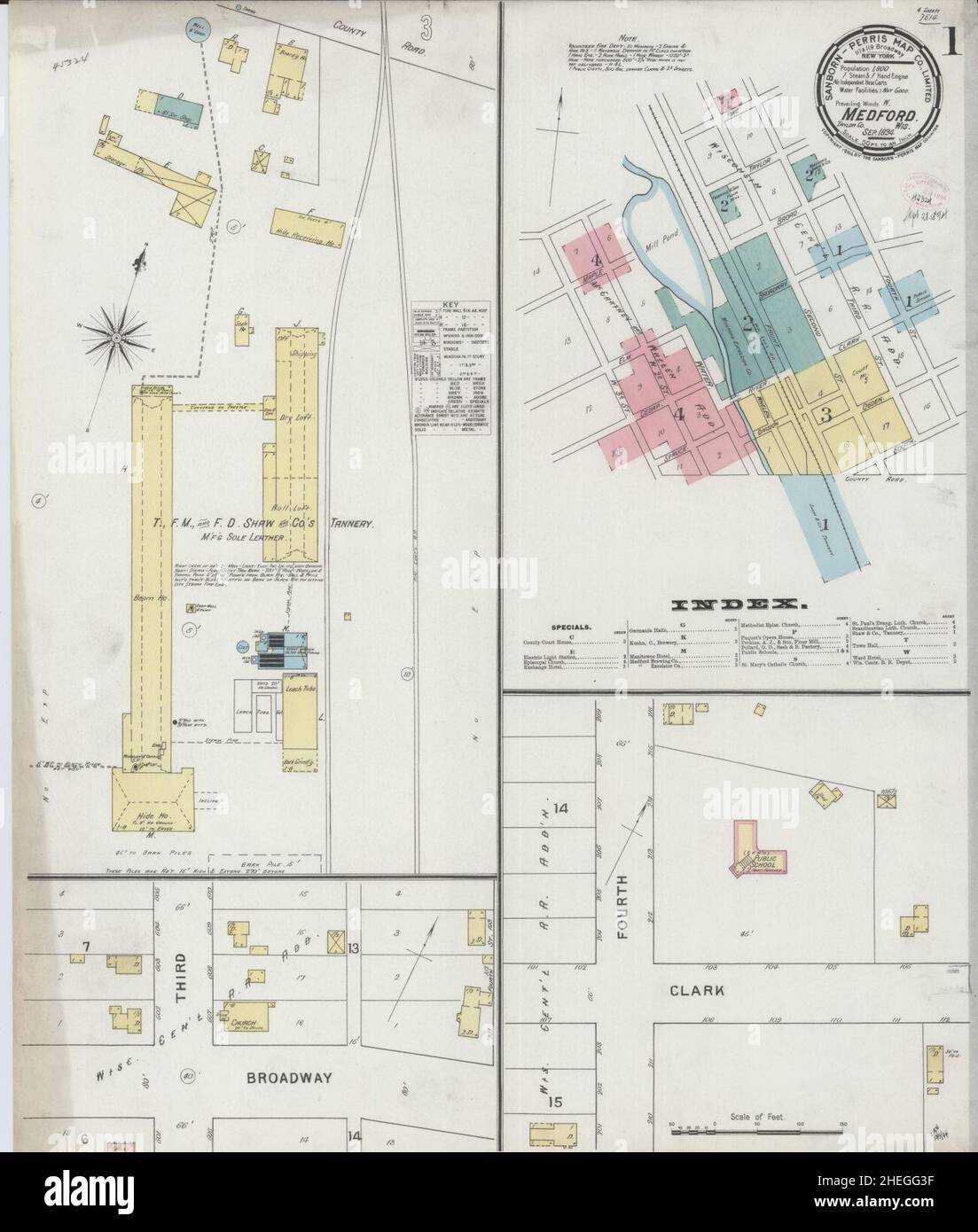 Map of medford wisconsin hi-res stock photography and images - Alamy
