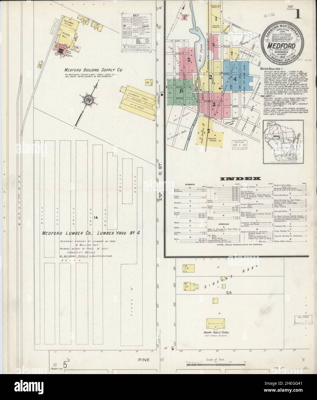 Map of medford wisconsin hi-res stock photography and images - Alamy